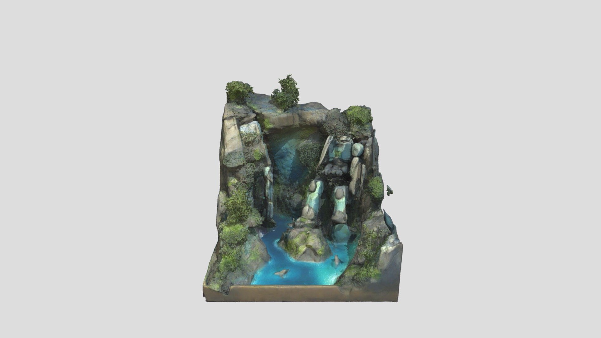 nature reclaimed mecha - 3D model by broke modeler (@brokemodeler ...