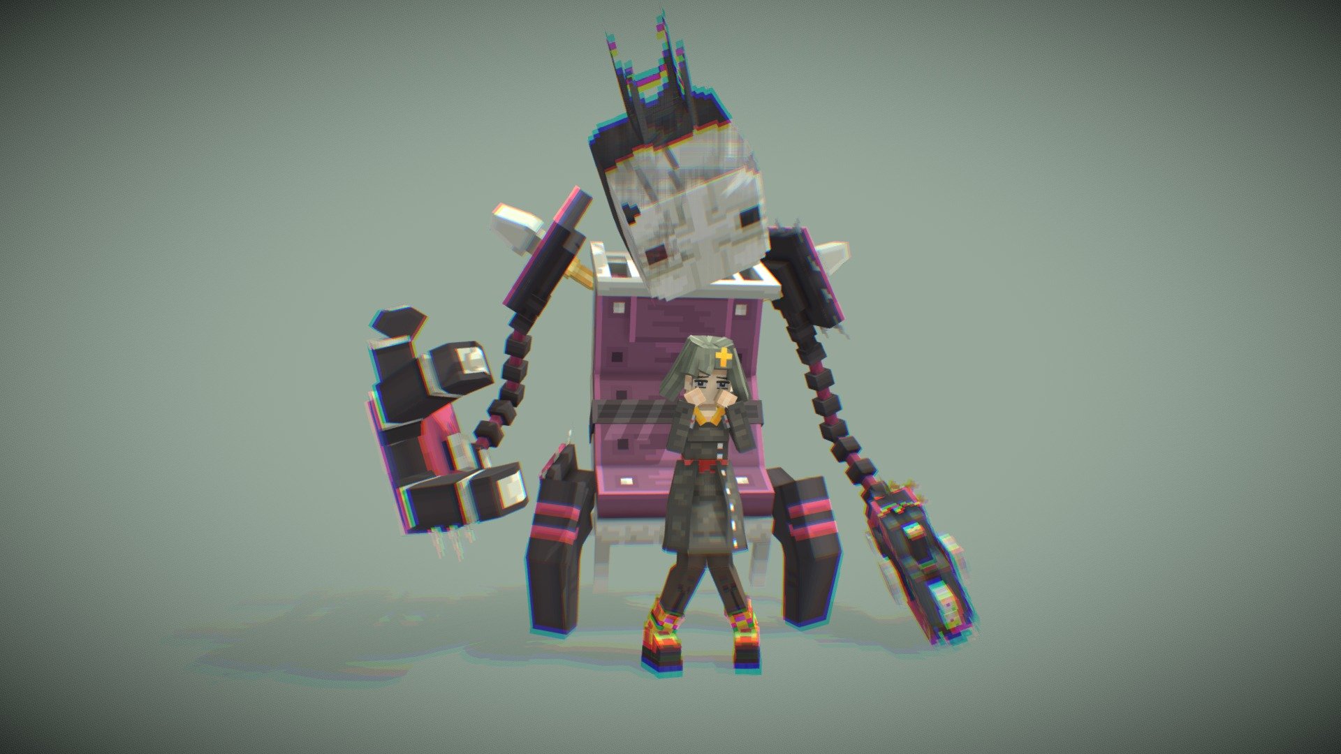 [ MC ] Figura: Delilah (Guilty Gear Strive) - 3D model by PIXELAR ...