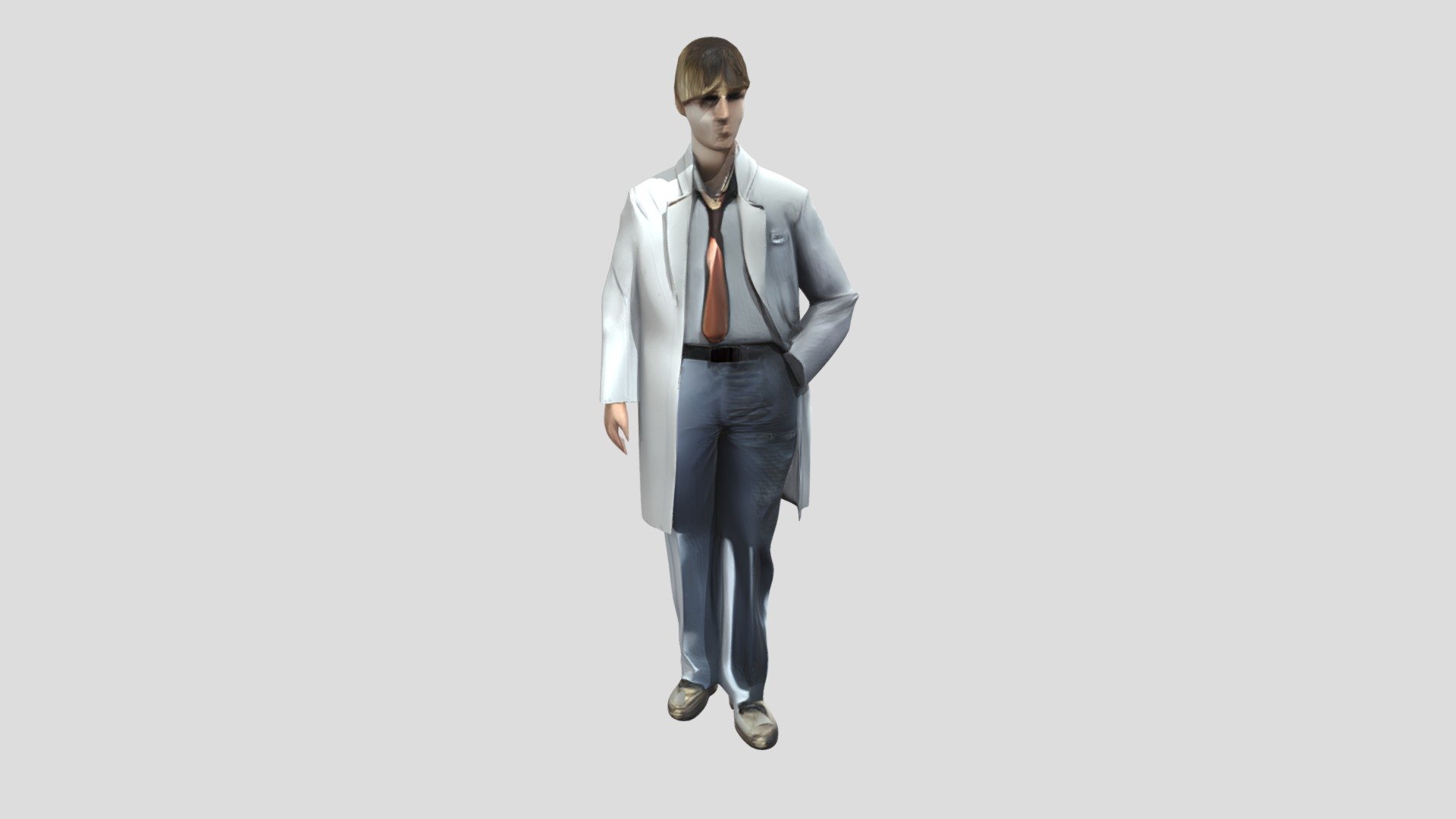 Willam Birkin in Umbrella Lab coat - Download Free 3D model by ...
