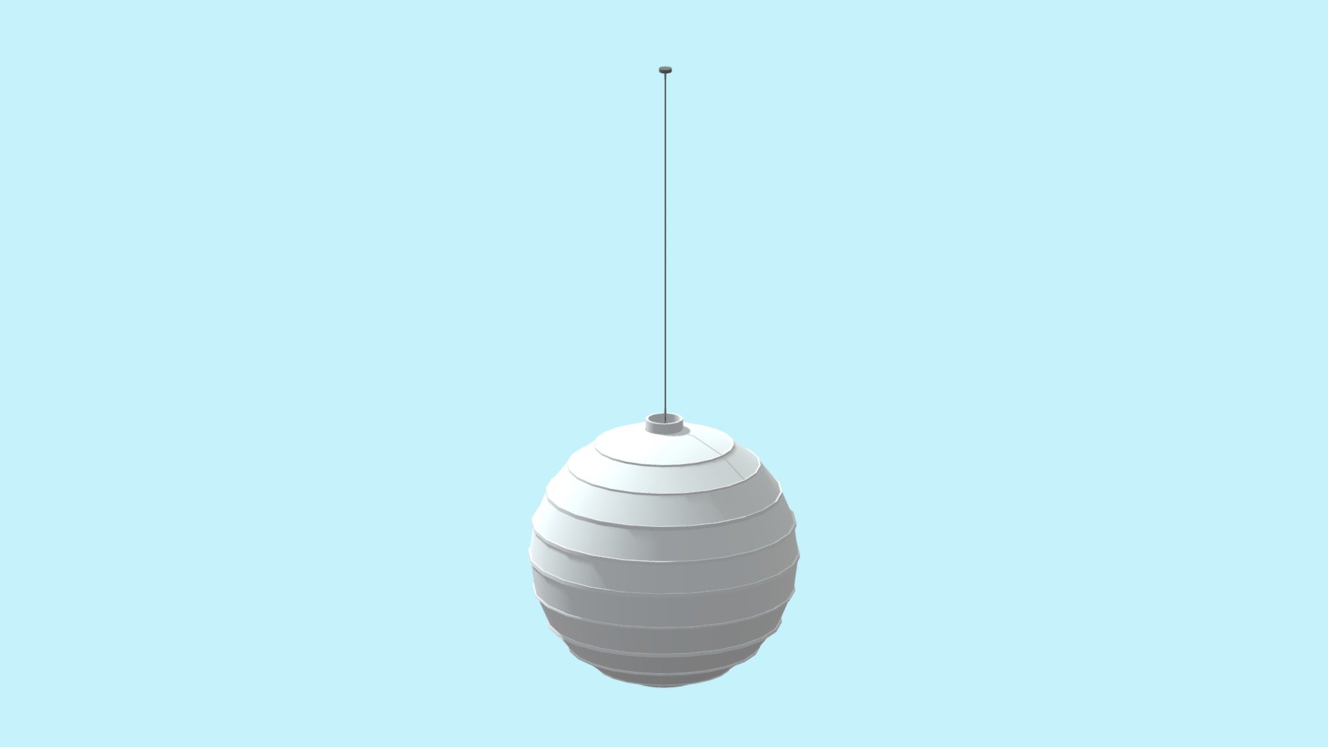 Rice Paper Lamp - Download Free 3D model by ceciliebn (@ceciliebn1007 ...