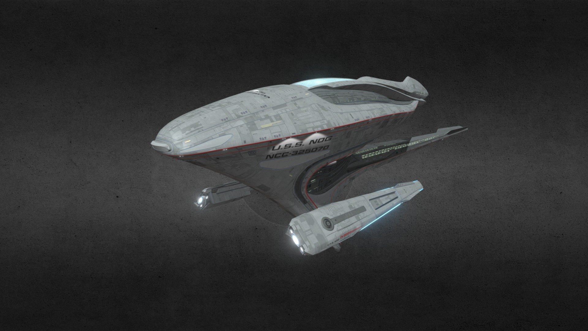 Star Trek Online | Eisenberg class | USS Nog - Download Free 3D model ...