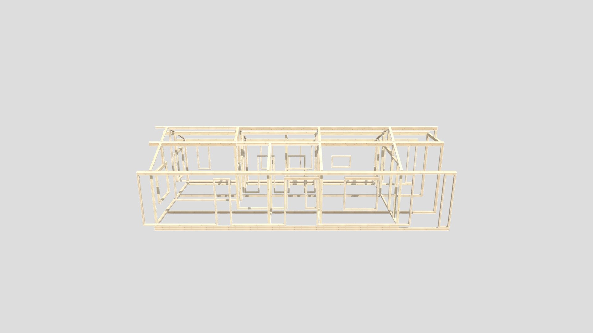 K-F - timber structure - 2022.11.04 - 3D model by Solcraft [59230ea ...