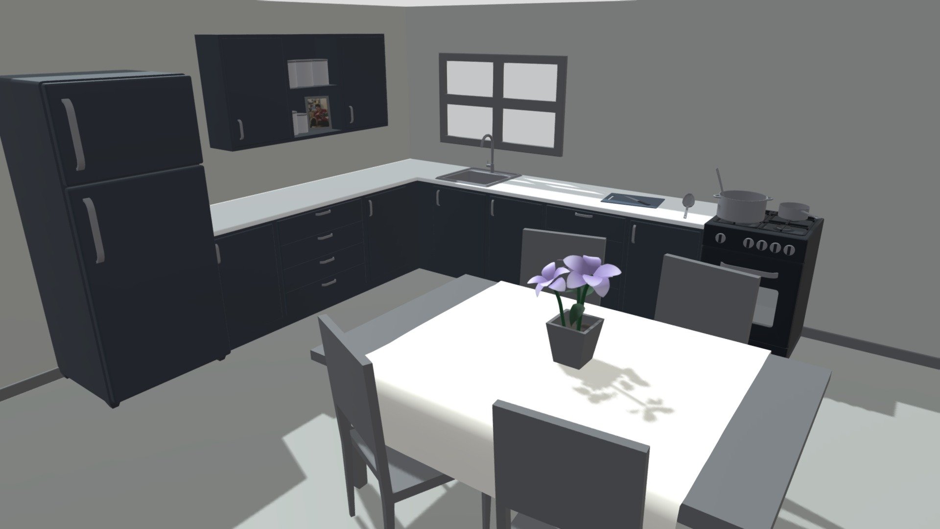 kitchen - 3D model by NatCunnison [5925c85] - Sketchfab