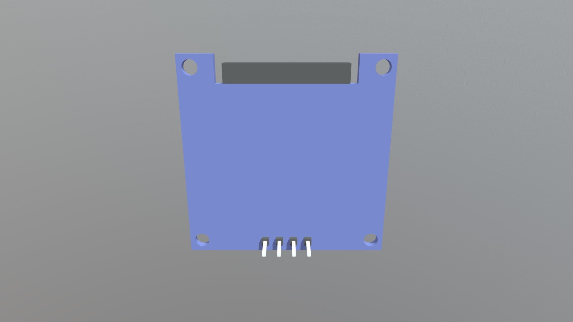 OLED 0.96inch 128x64 Display - 3D model by Kevin.Cho [59262d0] - Sketchfab