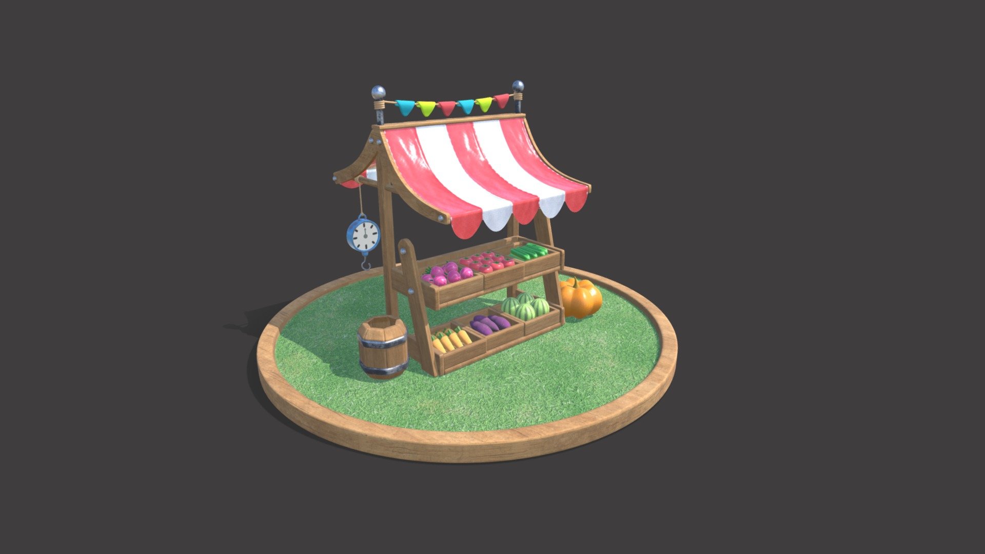 Market asset - 3D model by Fabio Watanabe (@fbwatanabe) [59265f4 ...