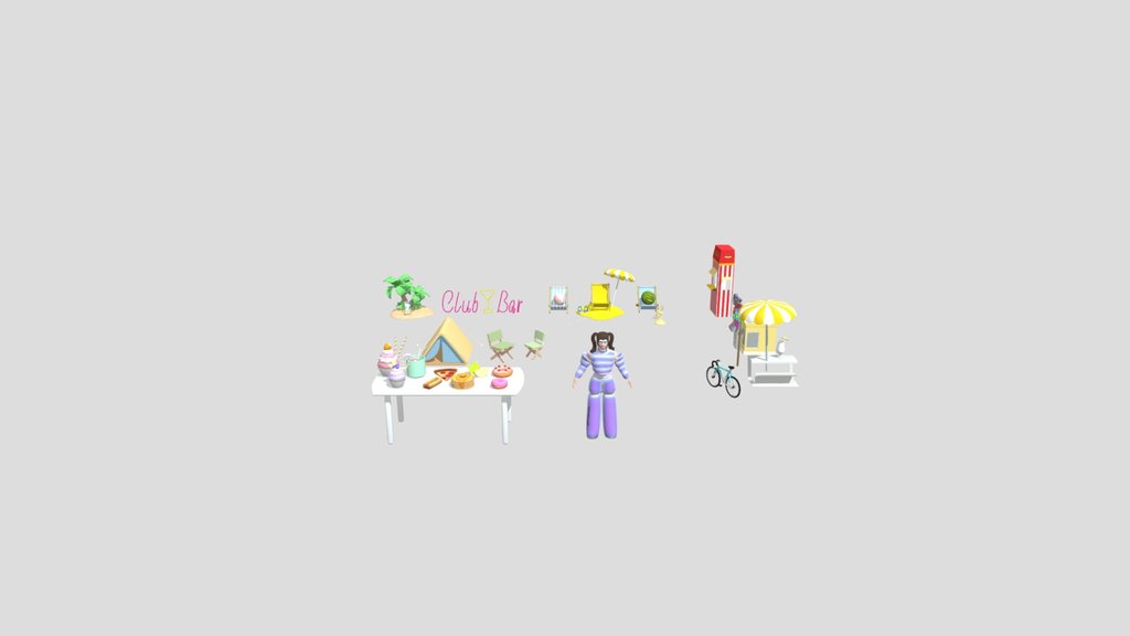 Hyper Casual - A 3D model collection by vectorgraphics110 - Sketchfab