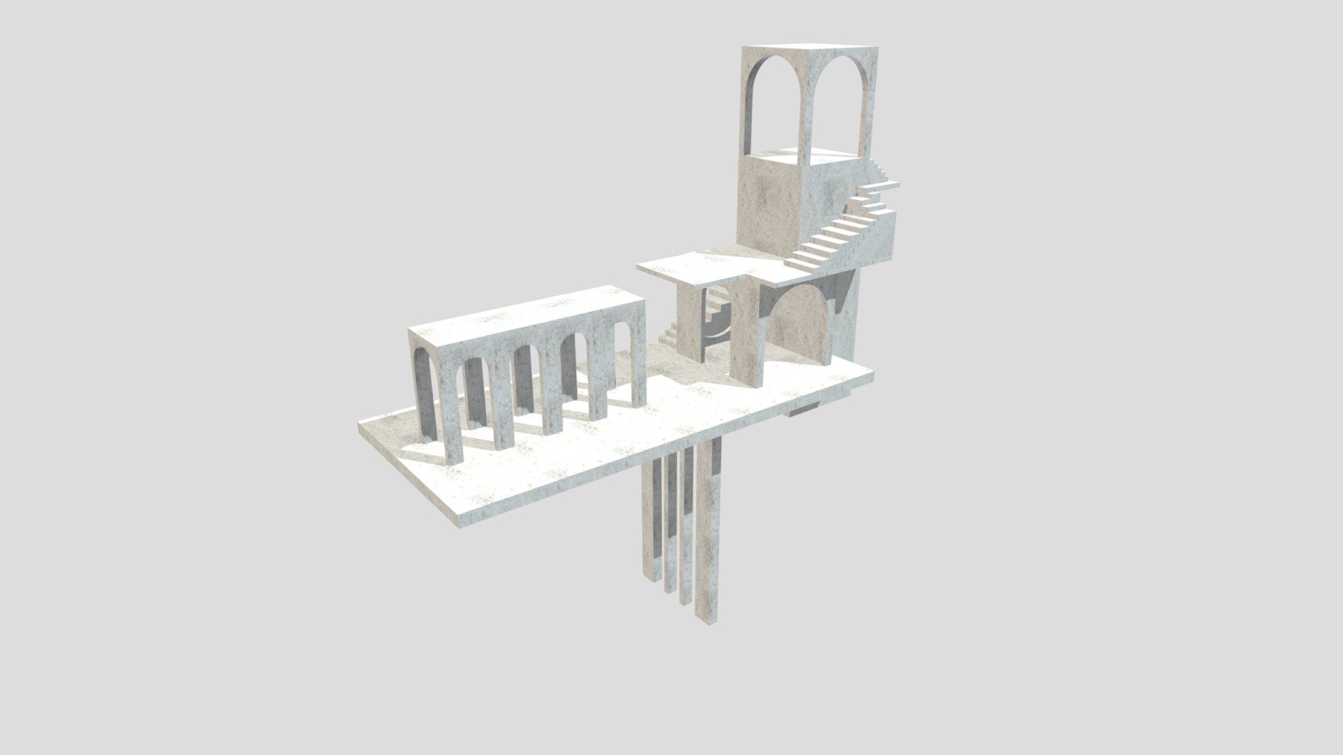 Surreal structure - Download Free 3D model by Sherkyan [5926d2a ...