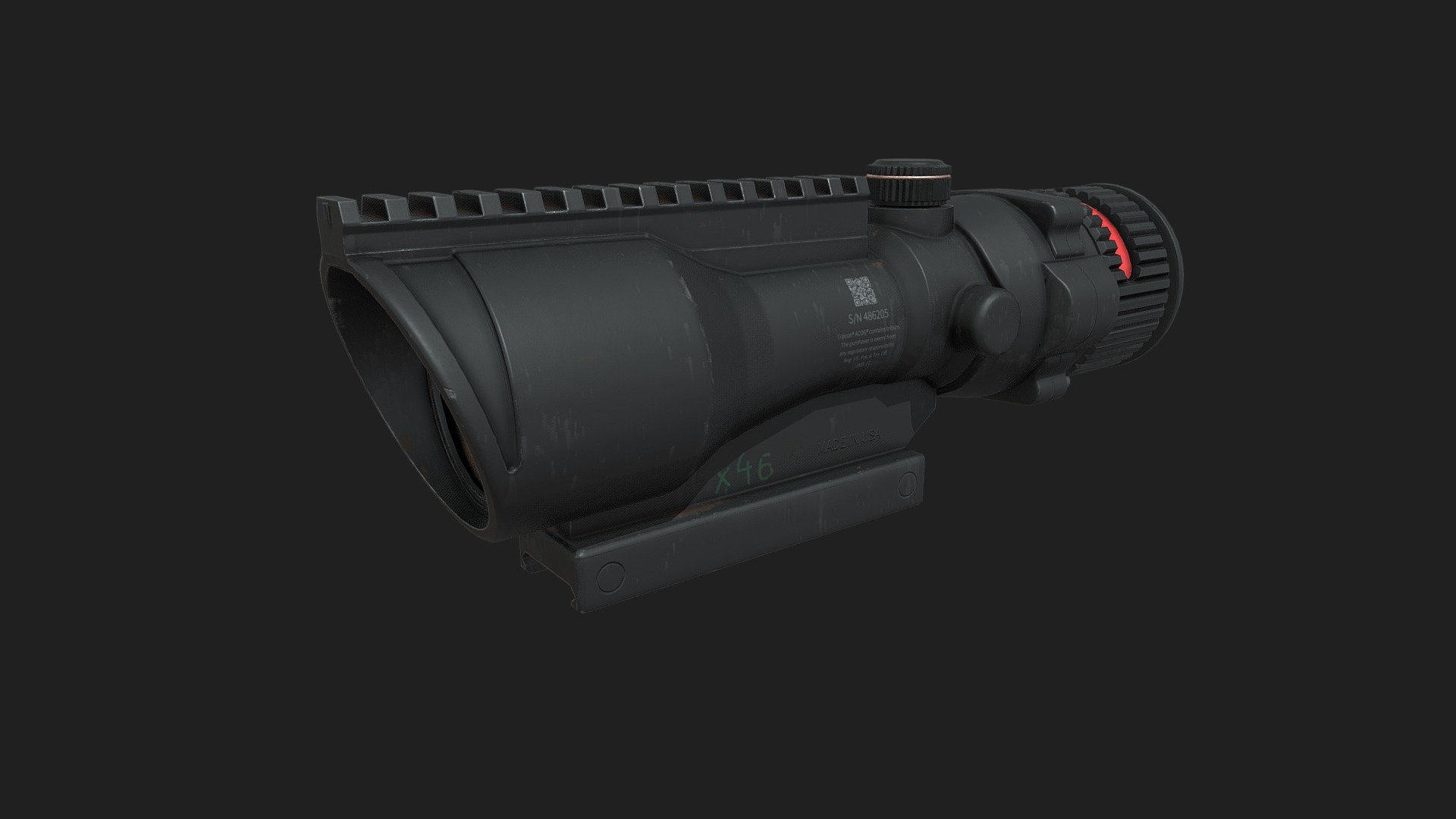 Trijicon ACOG Scope - 3D model by JosimCoussens [5927537] - Sketchfab