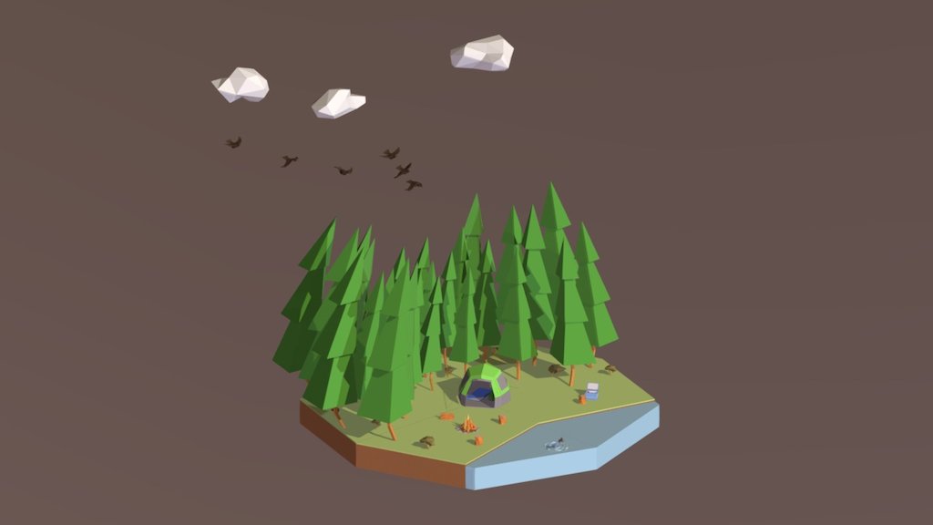 Campfire - Download Free 3D model by bennyrizzo [5929a47] - Sketchfab