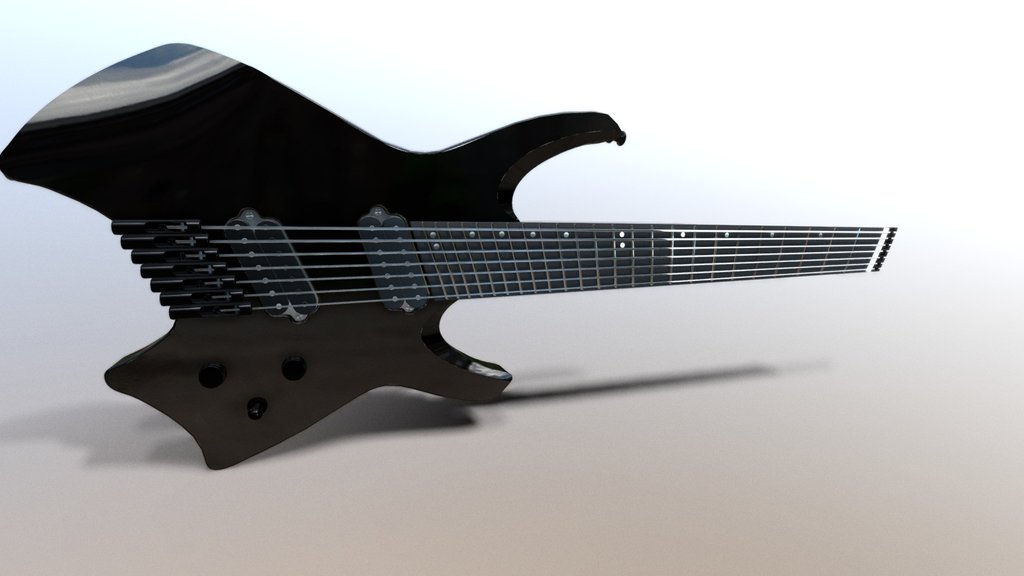guitars - A 3D model collection by Eyeson - Sketchfab