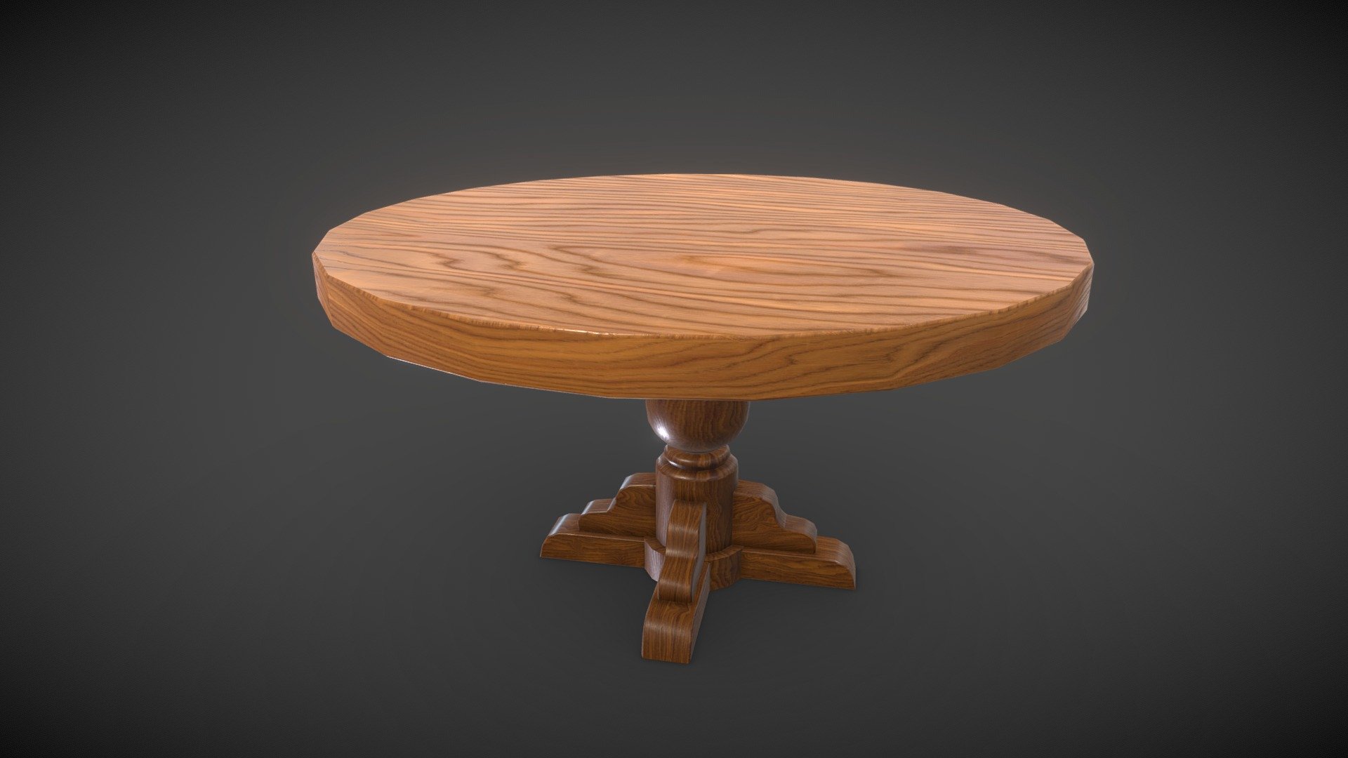 Round Dining Table - 3D model by myazdz [592dc3d] - Sketchfab
