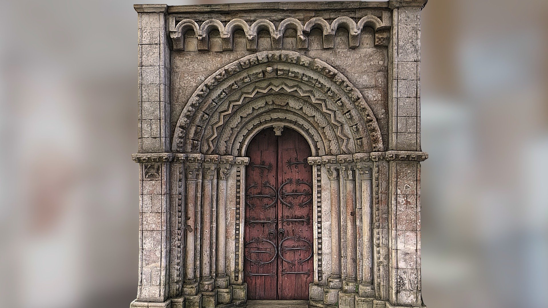 Romanic church / Iglesia románica (s.XII) - 3D model by lafactoria3d ...