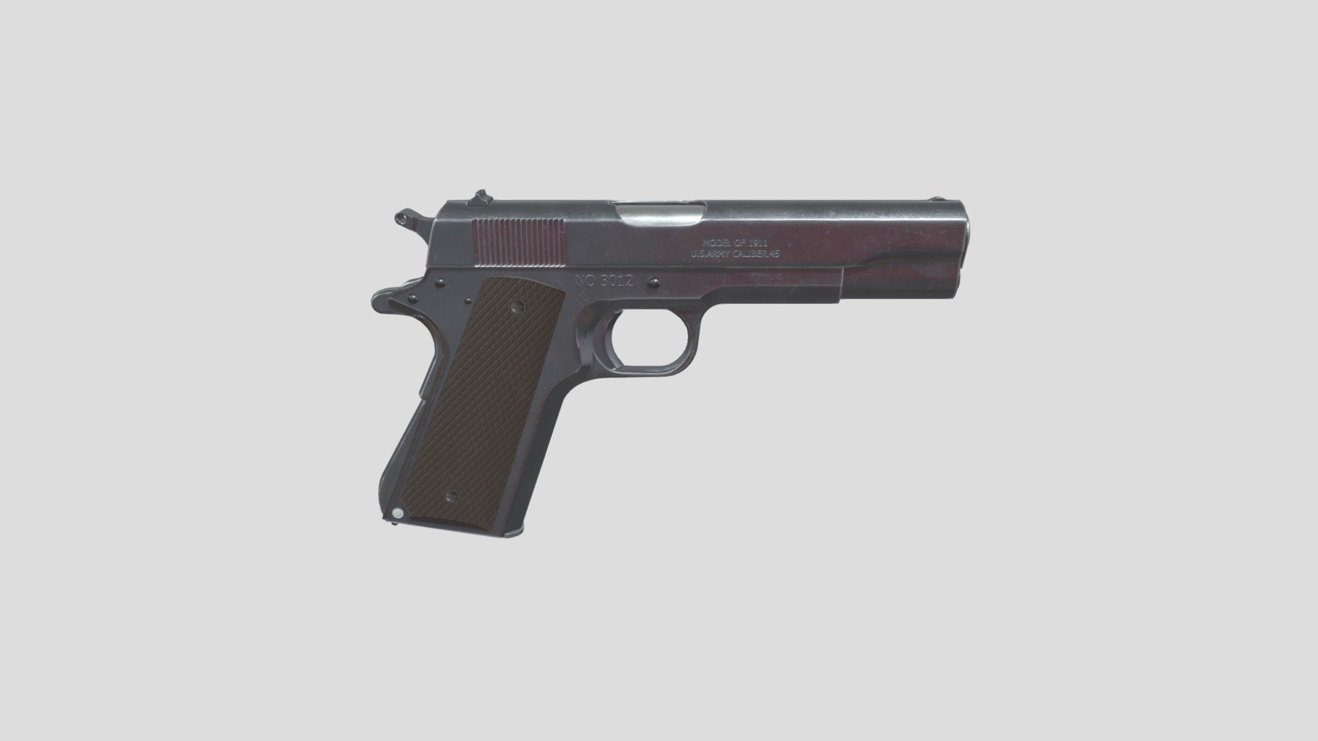 COLT 1911 - Download Free 3D model by arturcerevko70 [592f123] - Sketchfab