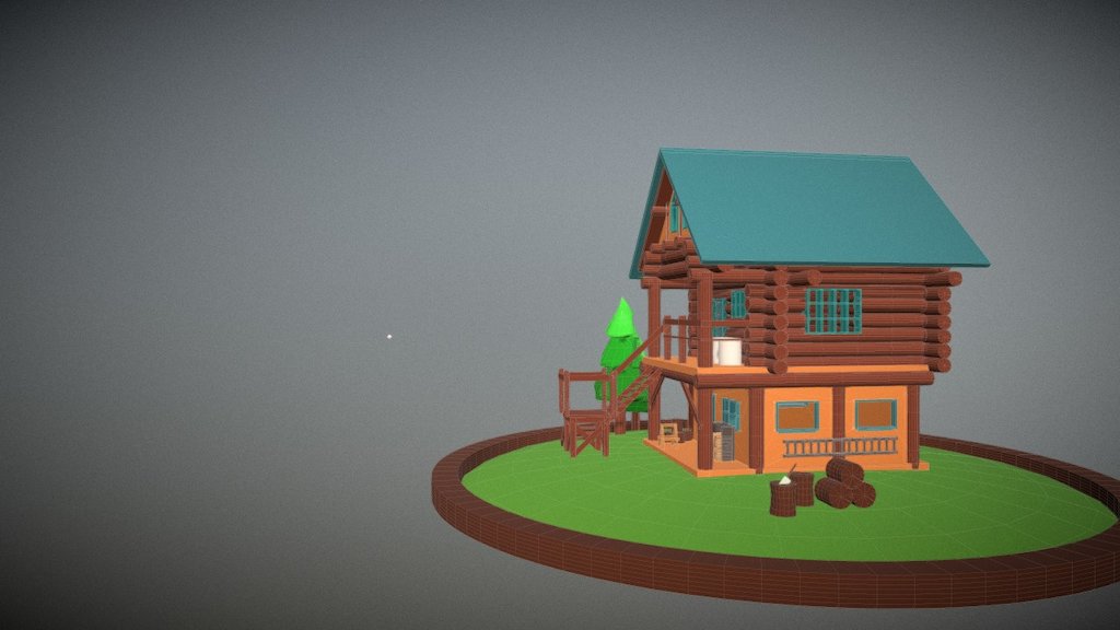 The Cabin - 3D model by ivanmich09 [592f5fb] - Sketchfab