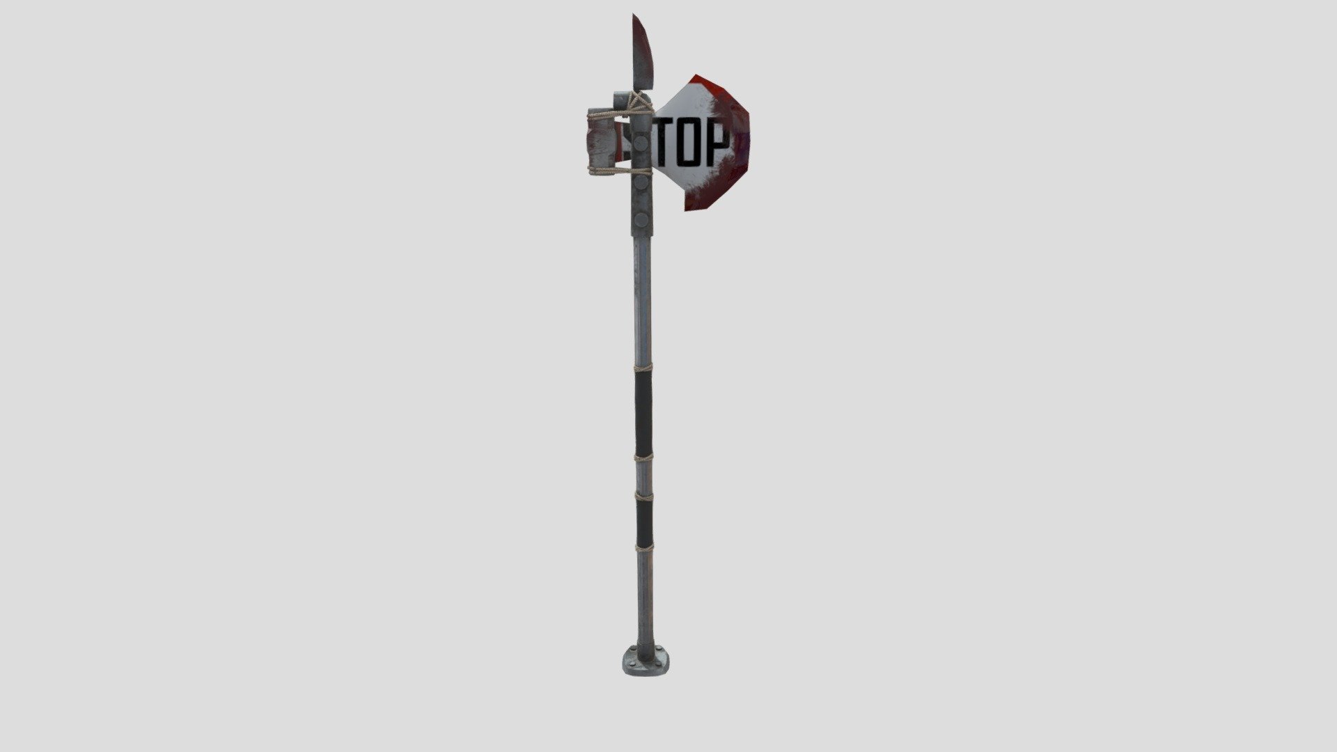 (prop design) Makeshift Scrap halberd - 3D model by JosephHobbsGDL3 ...