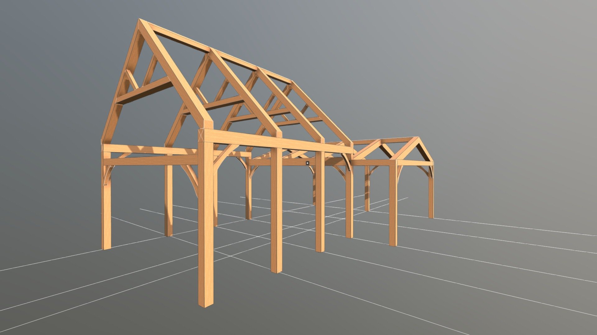 AA Residence - 3D model by Hardwick Post & Beam (@HPandB) [5931b53 ...