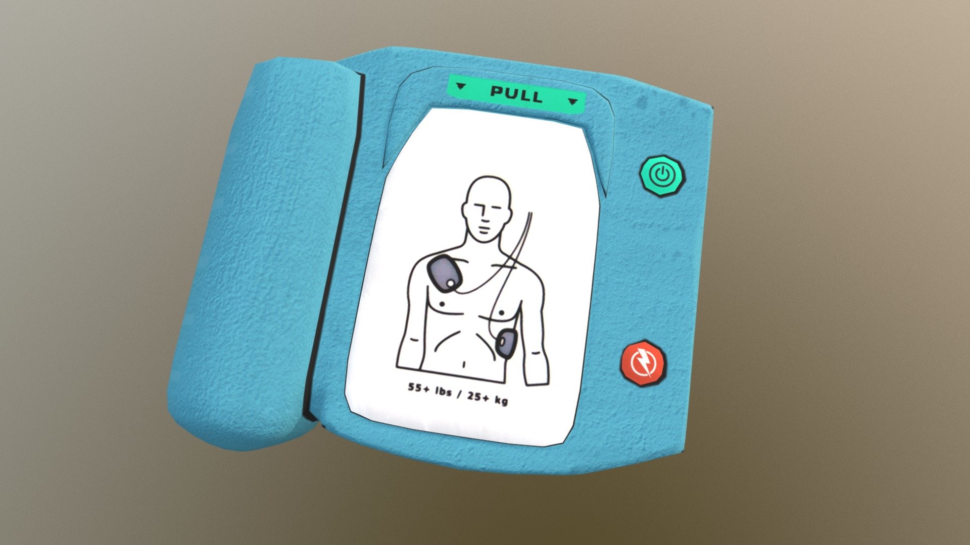 Defibrillator - 3D model by Marc Humphreys 3D (@mh3d) [5931f6c] - Sketchfab