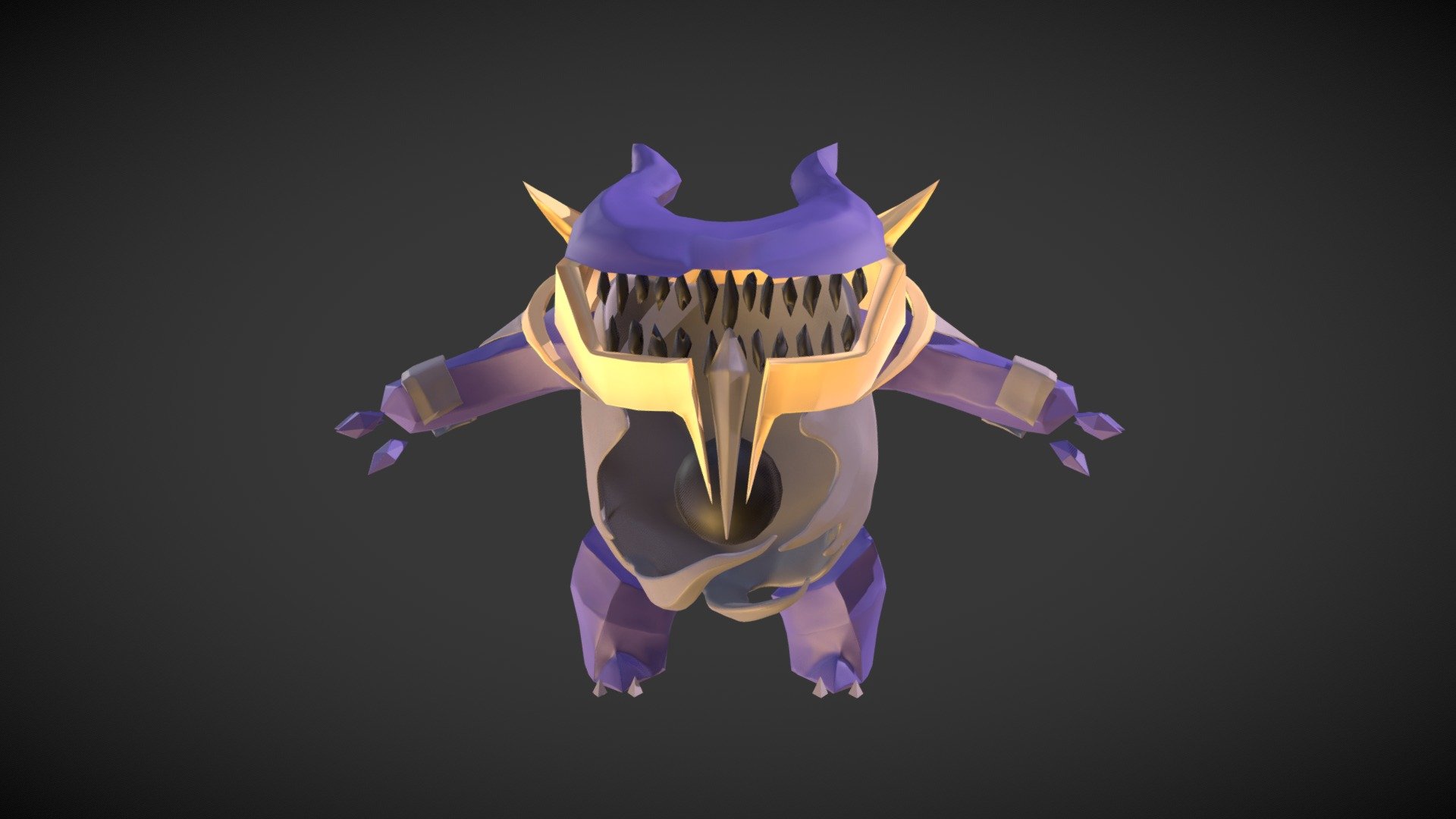 Dark Star Tahm Kench - 3D model by Spencer (@Konnen) [59326c3] - Sketchfab