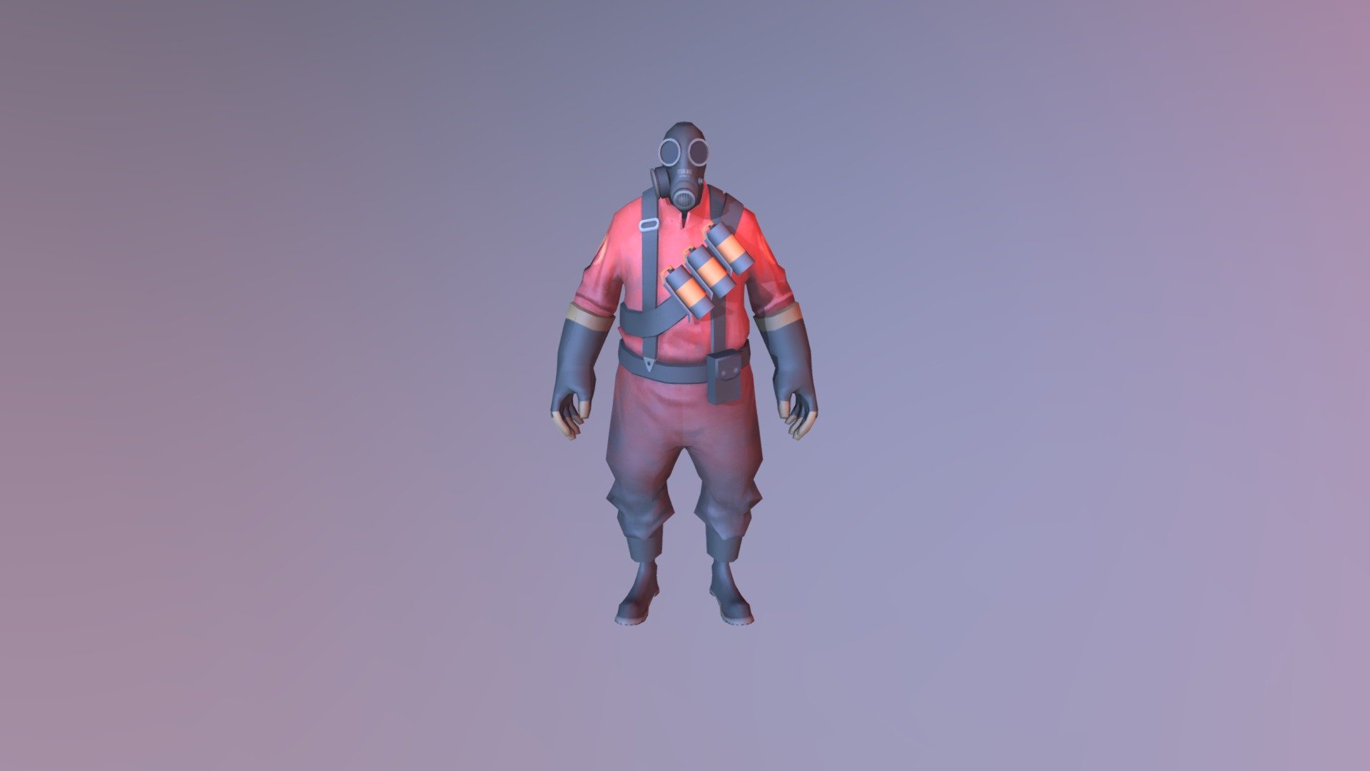 Team Fortress 2 Pyro - Download Free 3D model by lissandroamorarios ...
