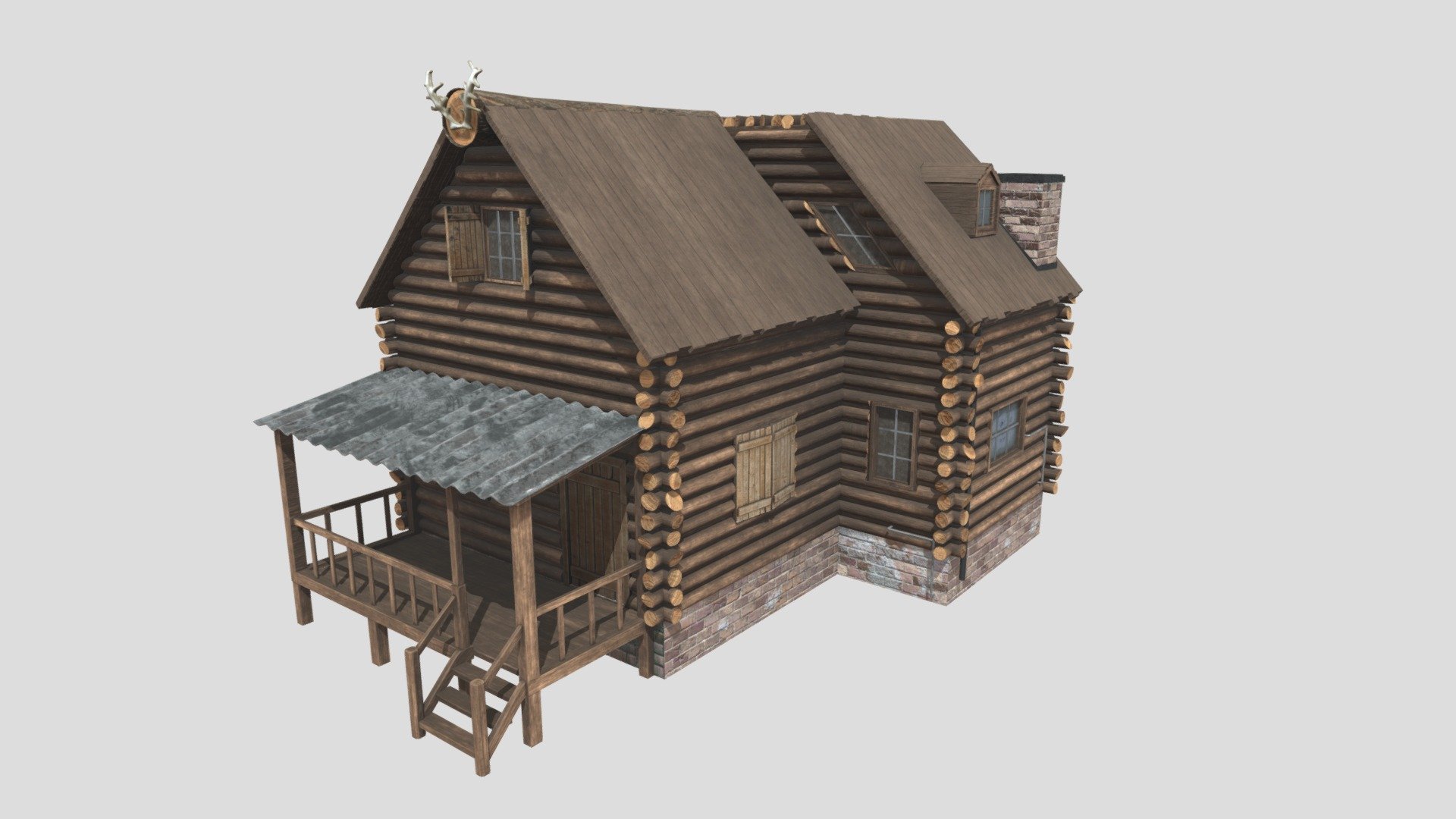 Log House - 3D model by joeysODDvision (@joeysODDvision) [5935639 ...
