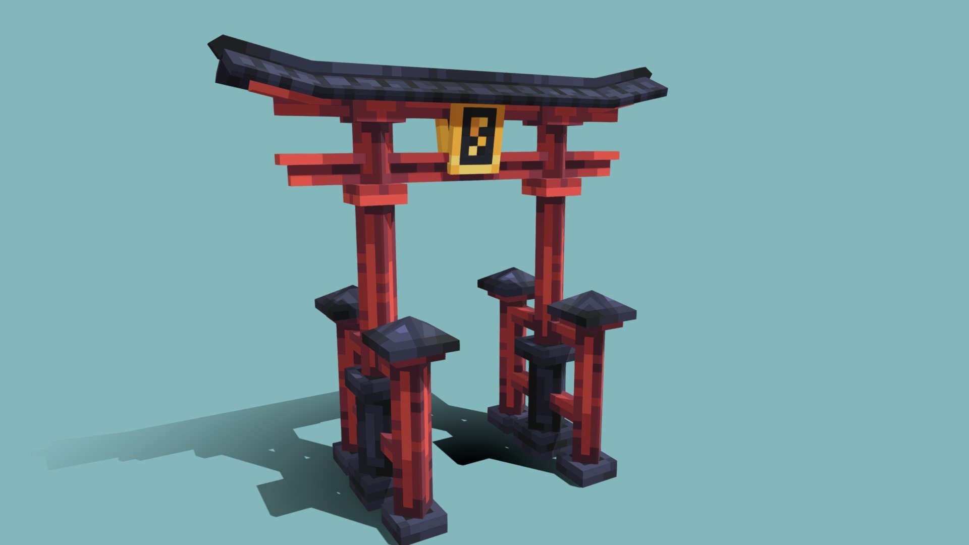Torii Gate - 3D model by zrikon45 (@zrikon) [593615c] - Sketchfab