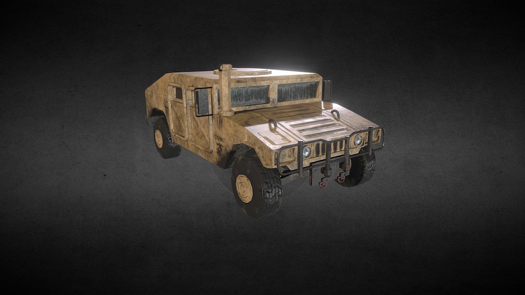 Humvee - 3D model by polo_art [59387fe] - Sketchfab