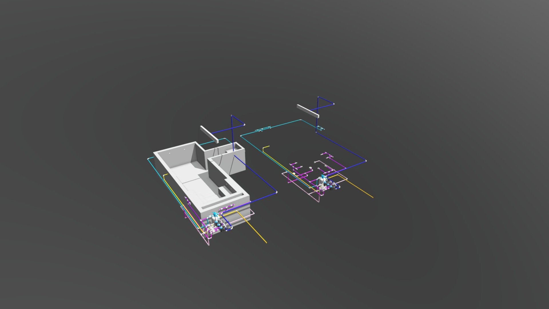 PISCINA - EBM - Download Free 3D model by INACT ENGENHARIA (@inacteng) [593ae8e] - Sketchfab
