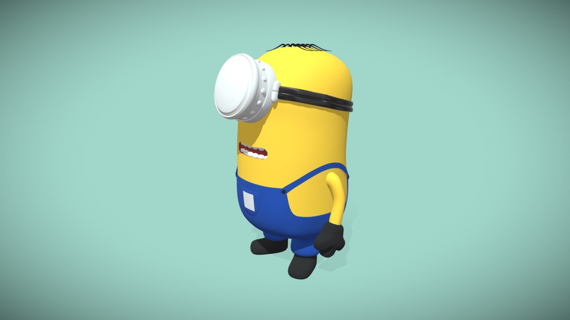 Stuart the Minion Detailed 3D Model - NOT RIGGED - 3D model by Ashario ...