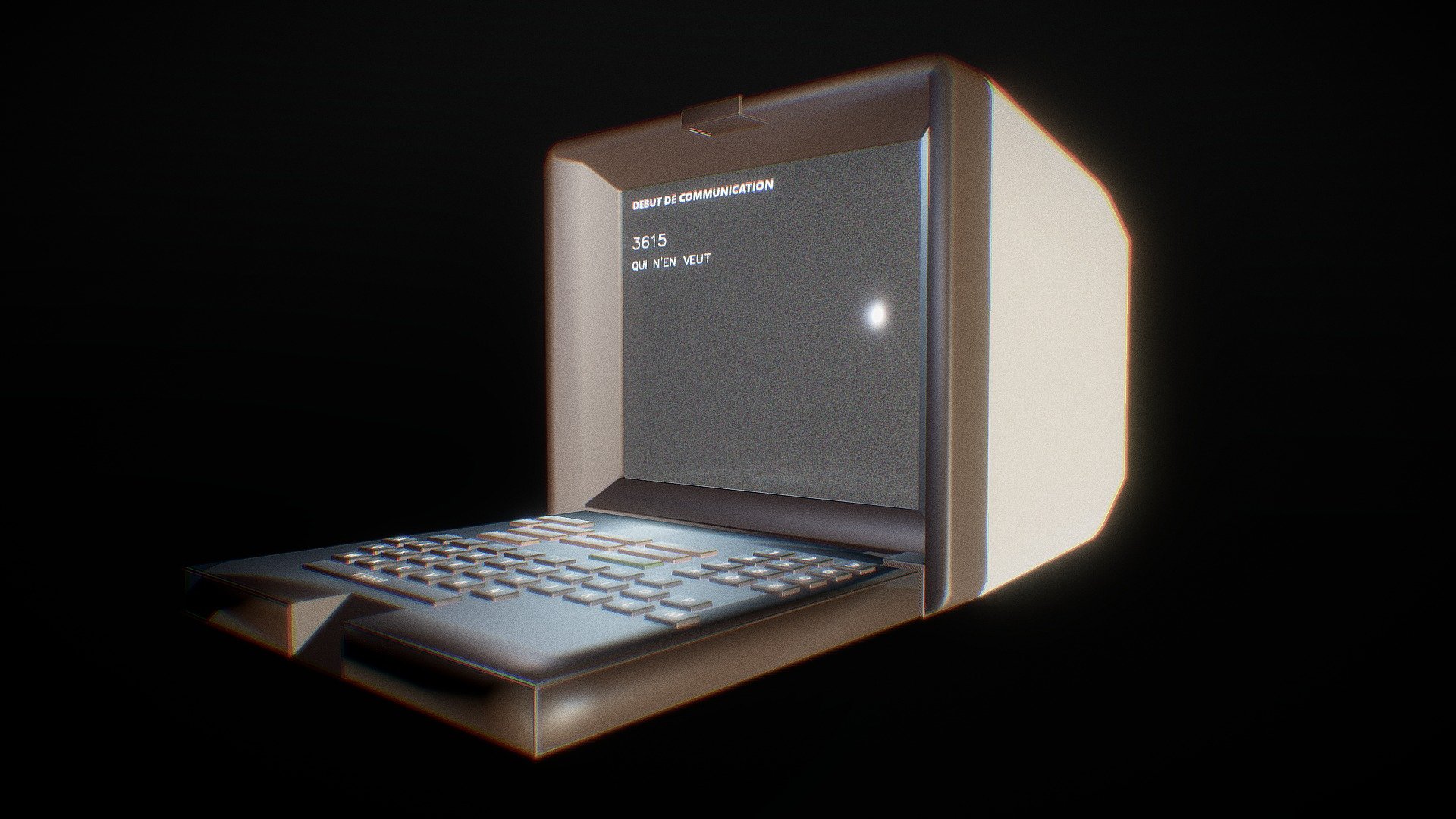 Minitel - 3D model by LAUM (@lauminet) [593bef1] - Sketchfab