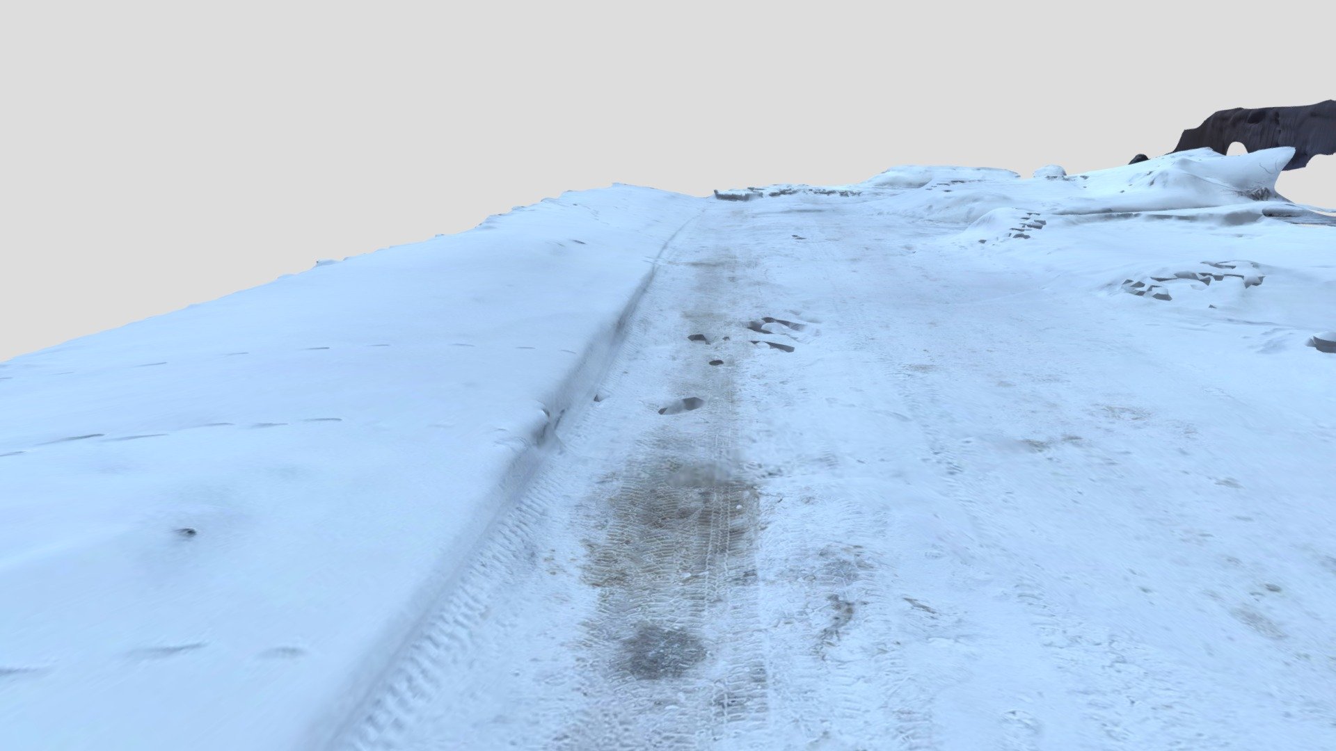 Winter Road - Download Free 3D model by Gavrilov (@analitikabifit ...