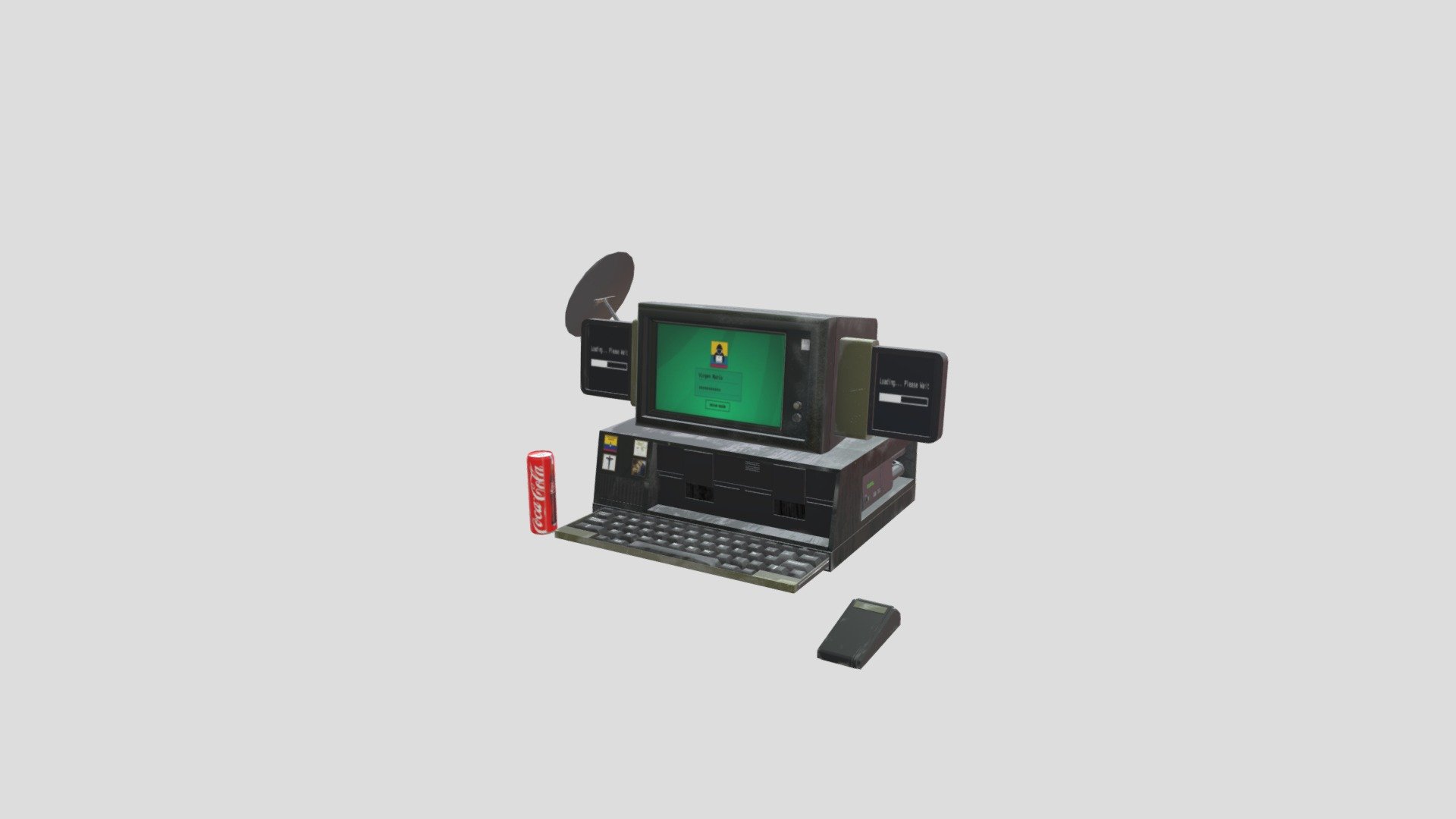 Ordinateur - 3D model by Khurtis [593d5b5] - Sketchfab