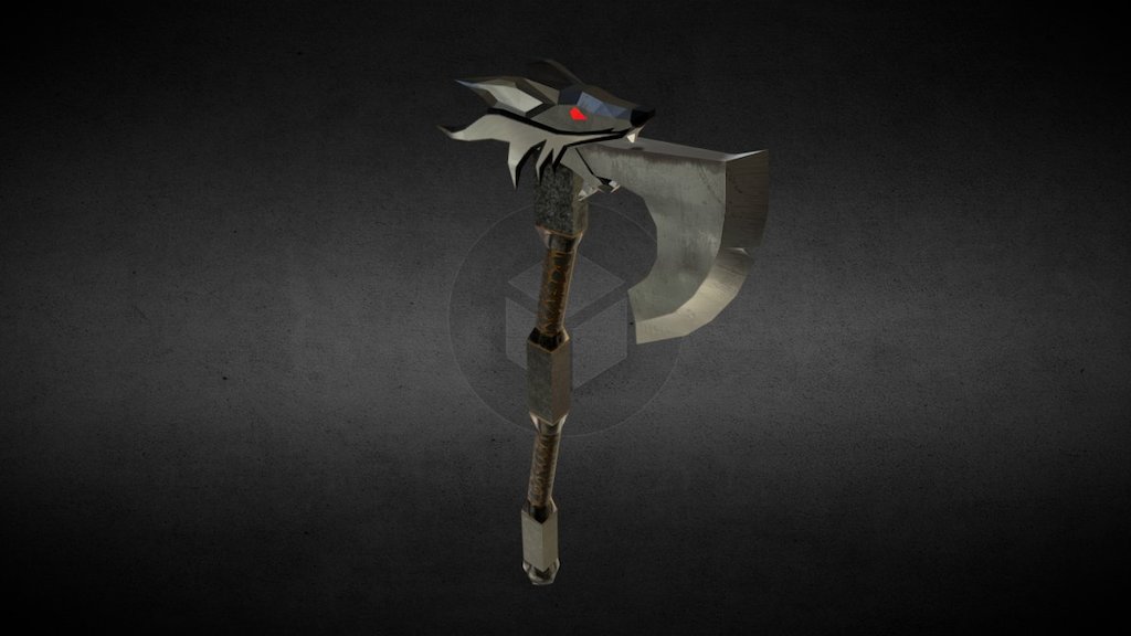 Fox Custom Axe - 3D model by djinghis [593e565] - Sketchfab