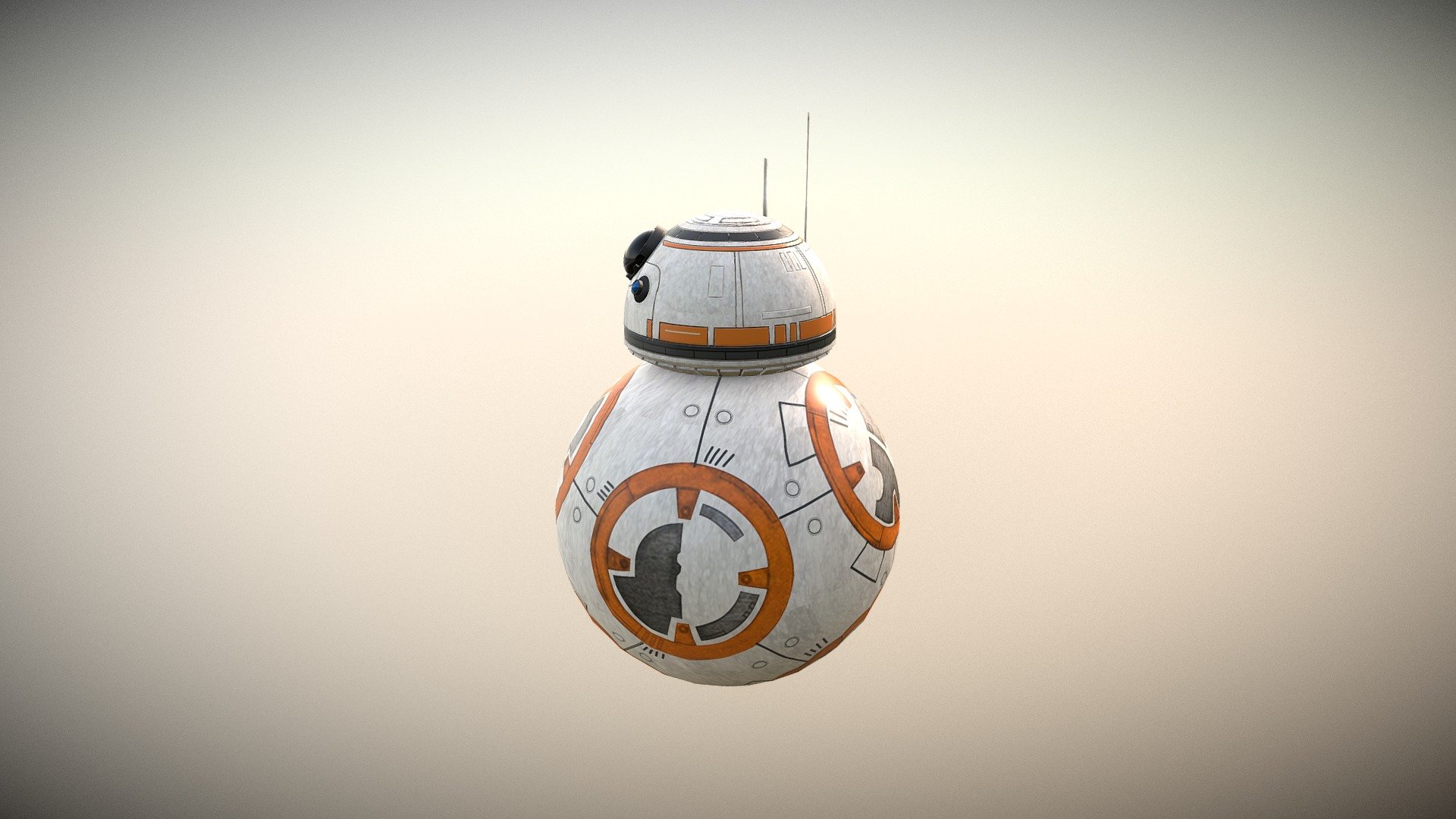 BB8 (Star Wars) - 3D model by Mohitmeena [593e5a5] - Sketchfab