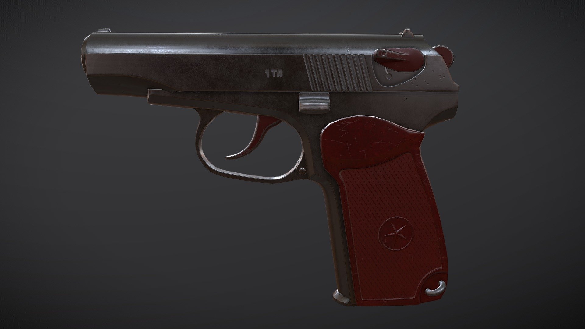 Makarov Pistol - Download Free 3D model by DoubleyouW [593f5cb] - Sketchfab