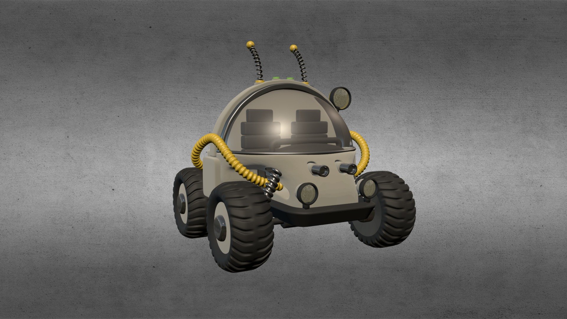 Moon-rover - 3D model by Alexandr59 [5940fe6] - Sketchfab