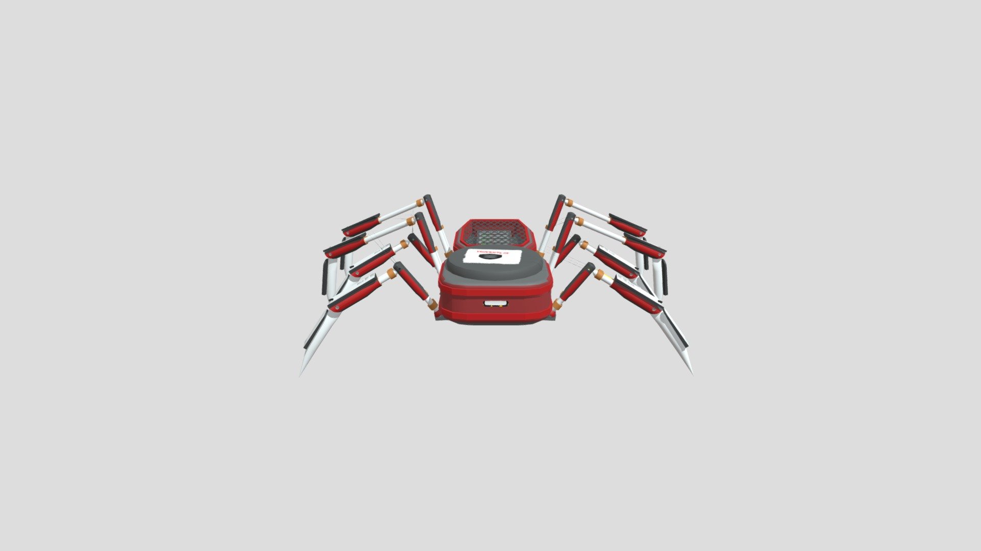 Spiderbot - 3D model by SeventyFuture48 (@70future48) [5941140] - Sketchfab