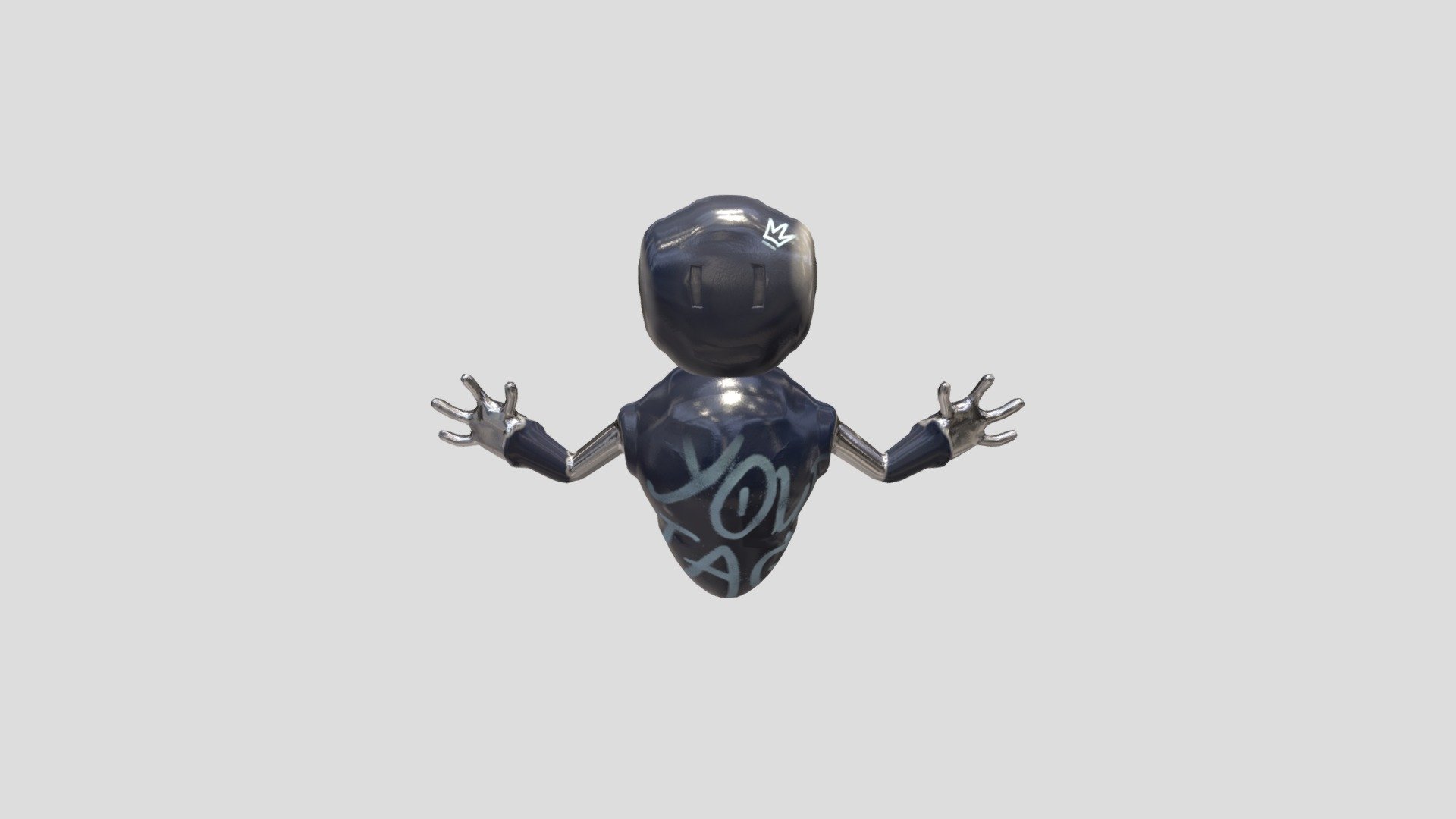 Simple robot - 3D model by 16alexandra09 [594268f] - Sketchfab