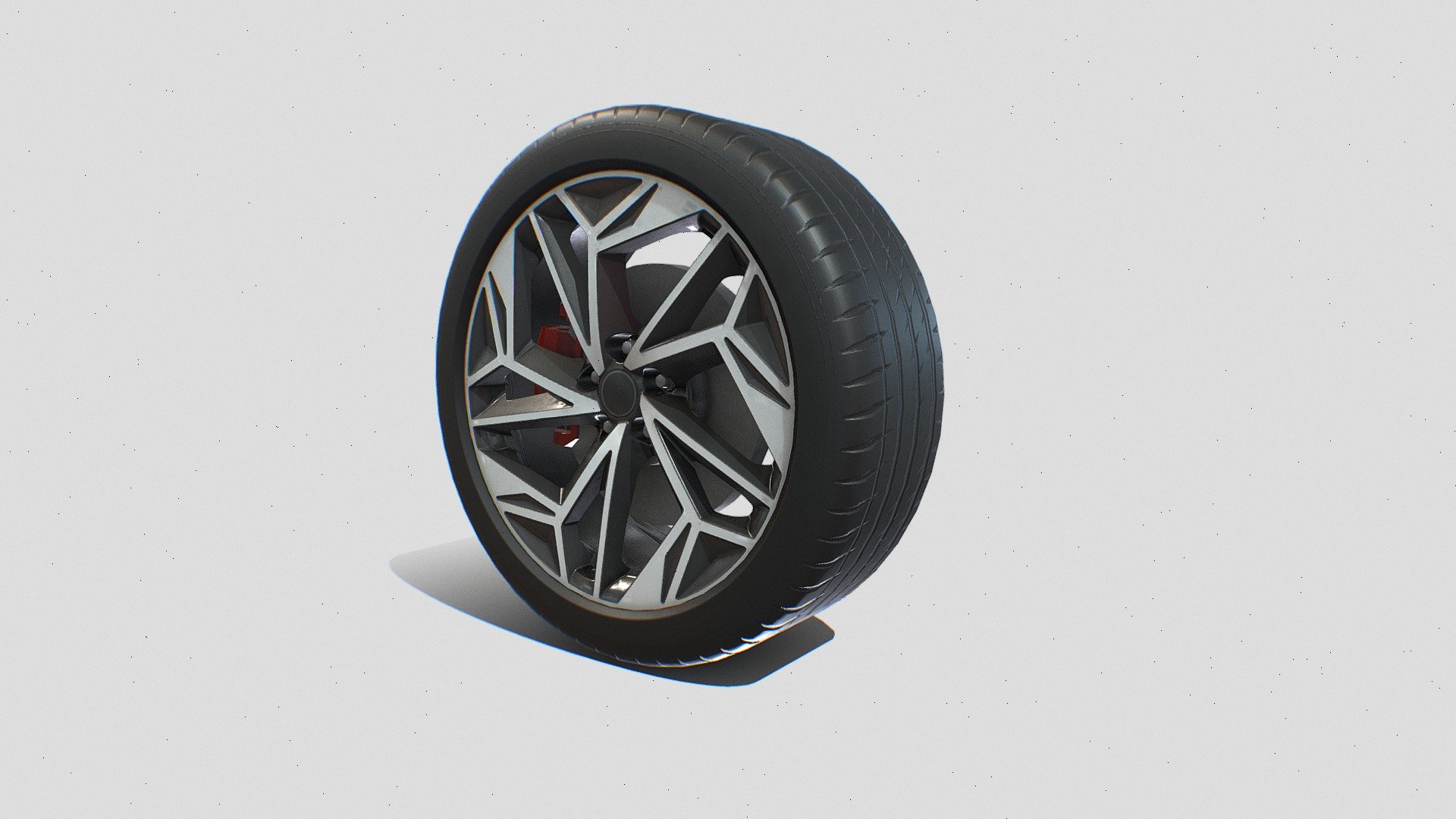Car Wheel Low Poly - Buy Royalty Free 3D model by Pbr_Studio (@pbr.game ...