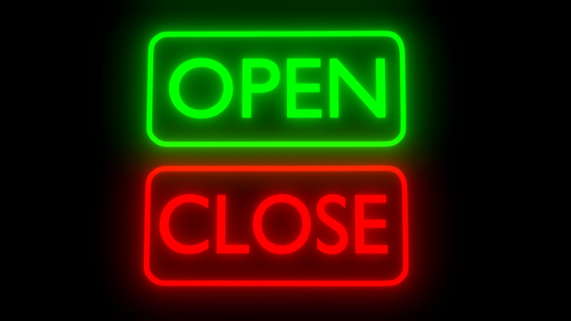 Open Close Sign Neon Light Text - Download Free 3D model by ︻デ𝔃𝓲𝓪 𝓾𝓵𝓵𝓪𝓱 ...