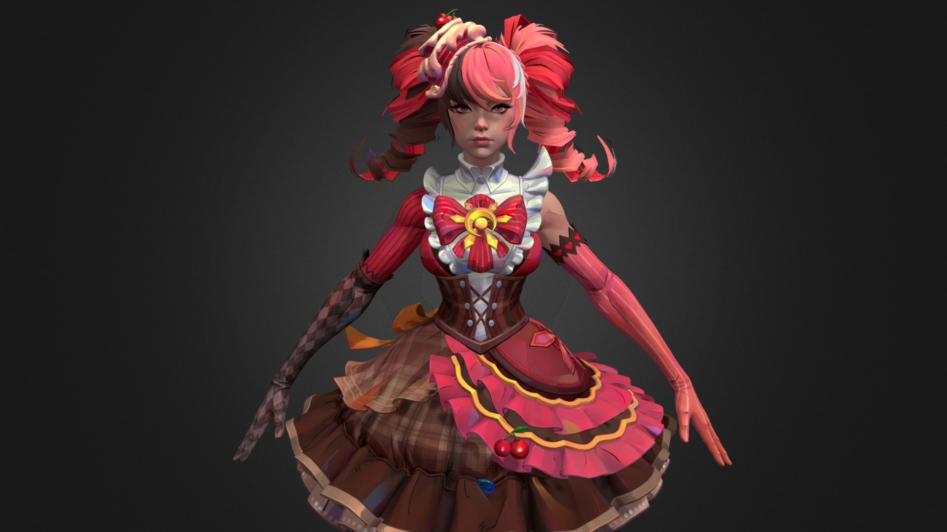 Luna Snow - Cherry Delight - Download Free 3D model by YE YE (@YEEZY_YE) [594514d] - Sketchfab