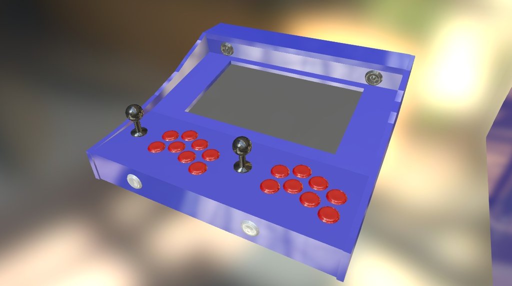 Arcade Countertop Concept - 3D model by Aisjam [5947a33] - Sketchfab