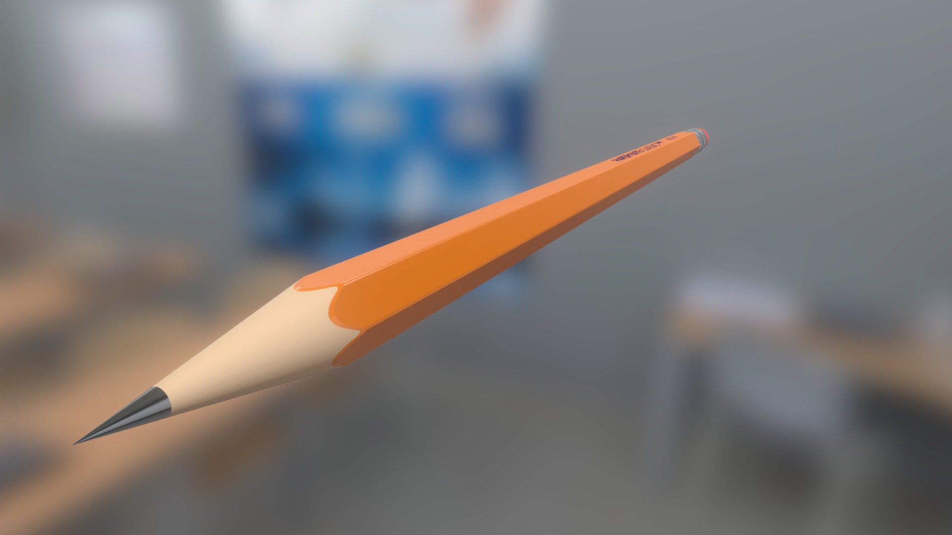 Sharpened Pencil (Paper♥Mate®) - Download Free 3D model by Lorenzo-Richmond [594918c] - Sketchfab