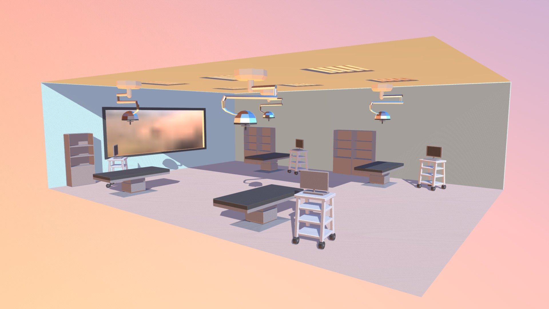 Surgery room - 3D model by hanjum [5949845] - Sketchfab