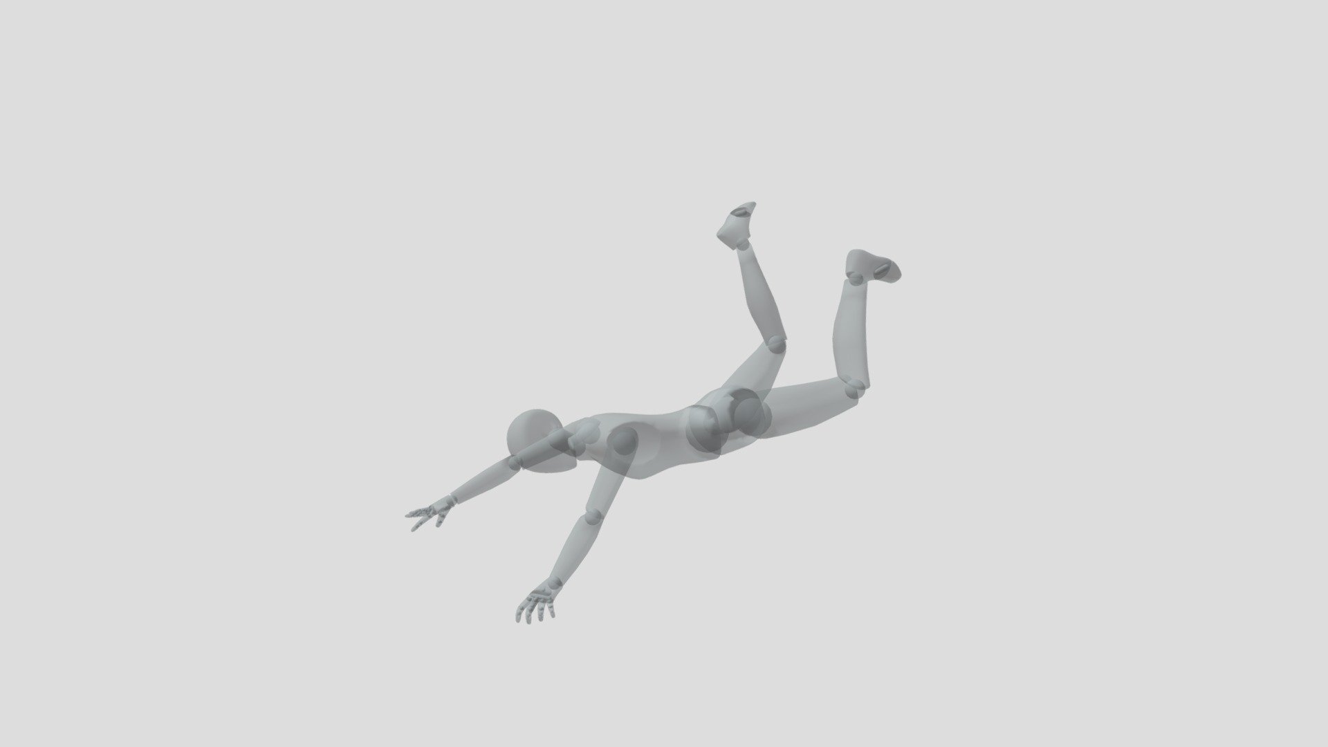 Falling Banksy - Download Free 3D model by Lester paints the world ...