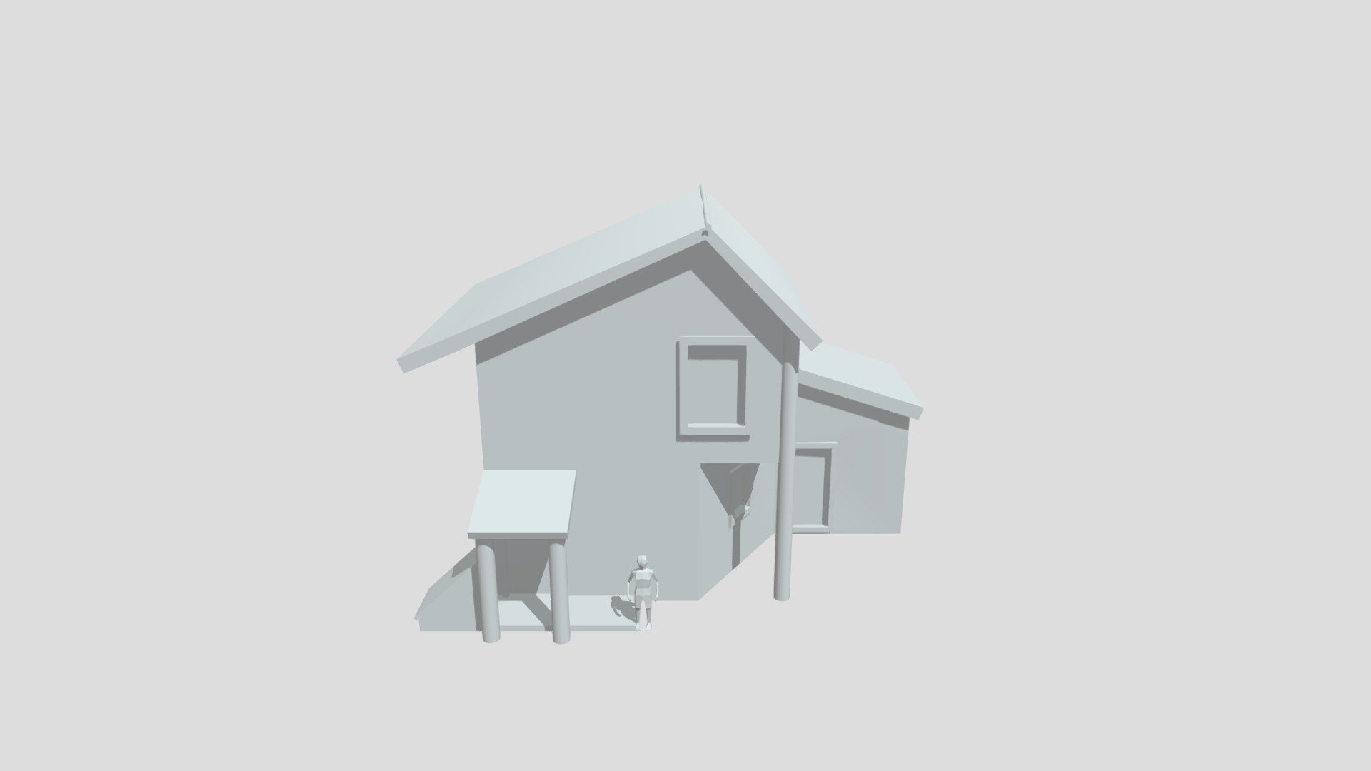 Forest loner - house - 3D model by arne.vangenechten [594b4f0] - Sketchfab