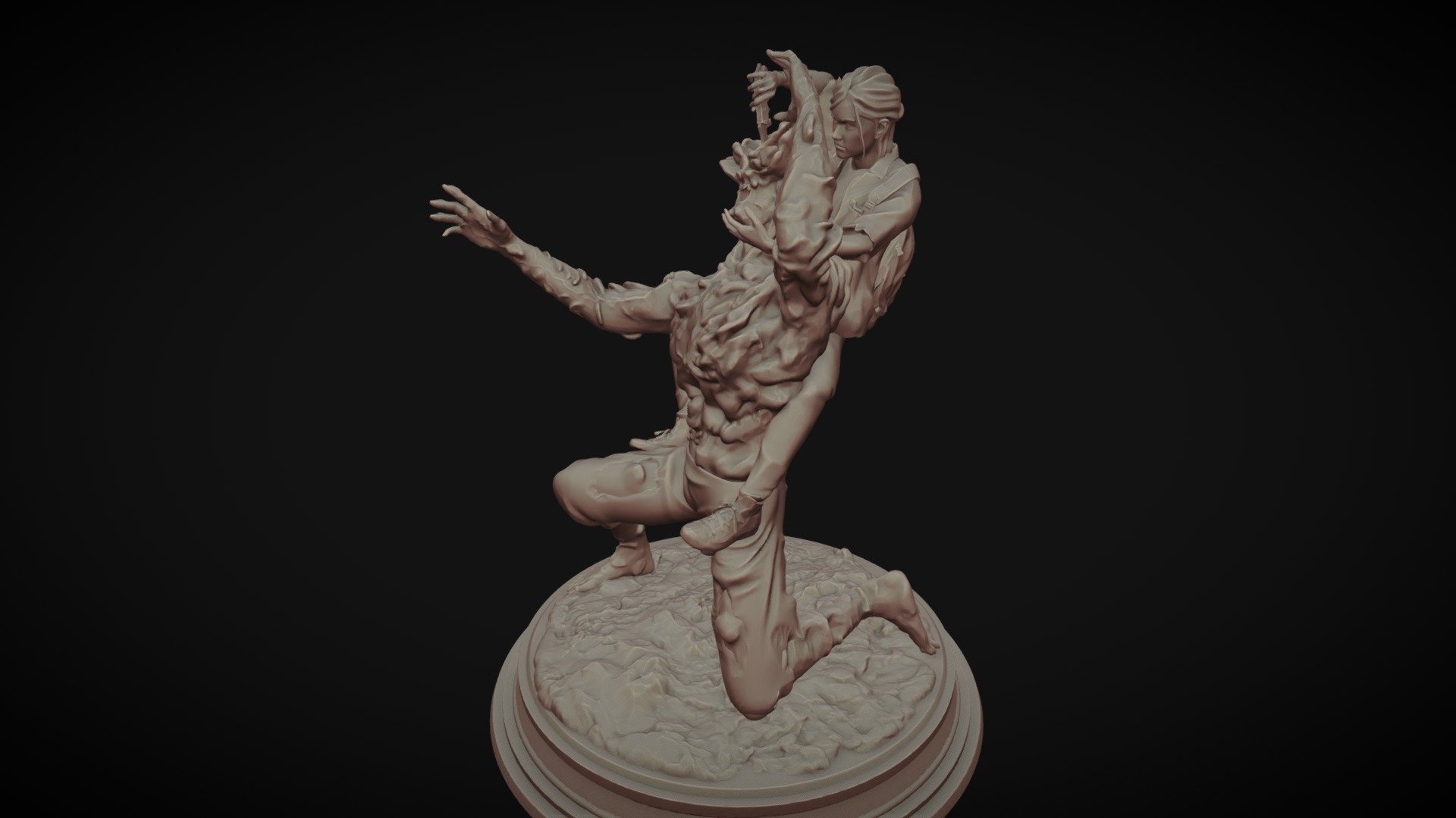 The Last of Us Part II - Clicker and Ellie - 3D model by PeggiArt ...