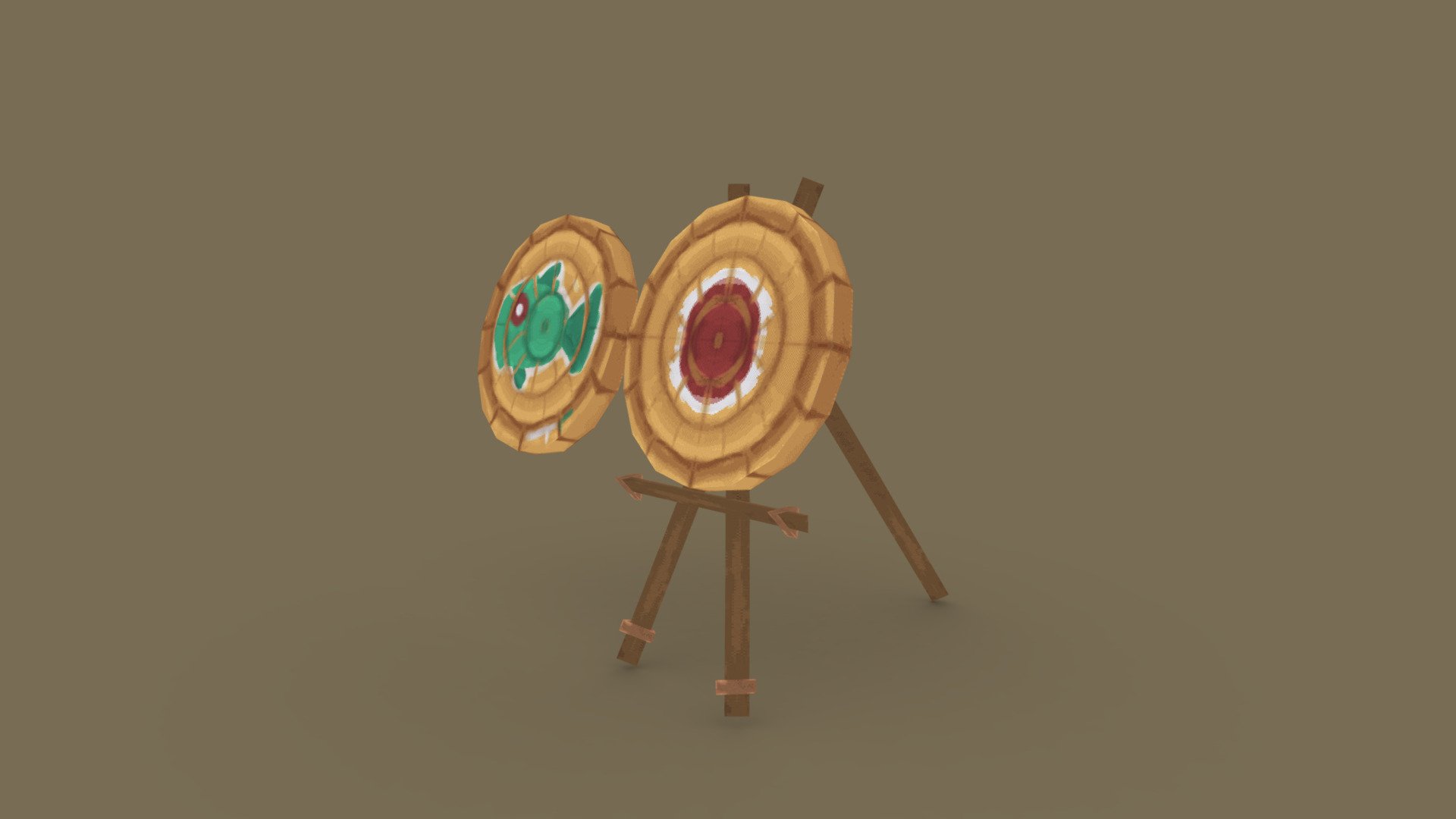 Lowpoly Target Archery - 3D model by Raildo GameArt (@raildogameart ...