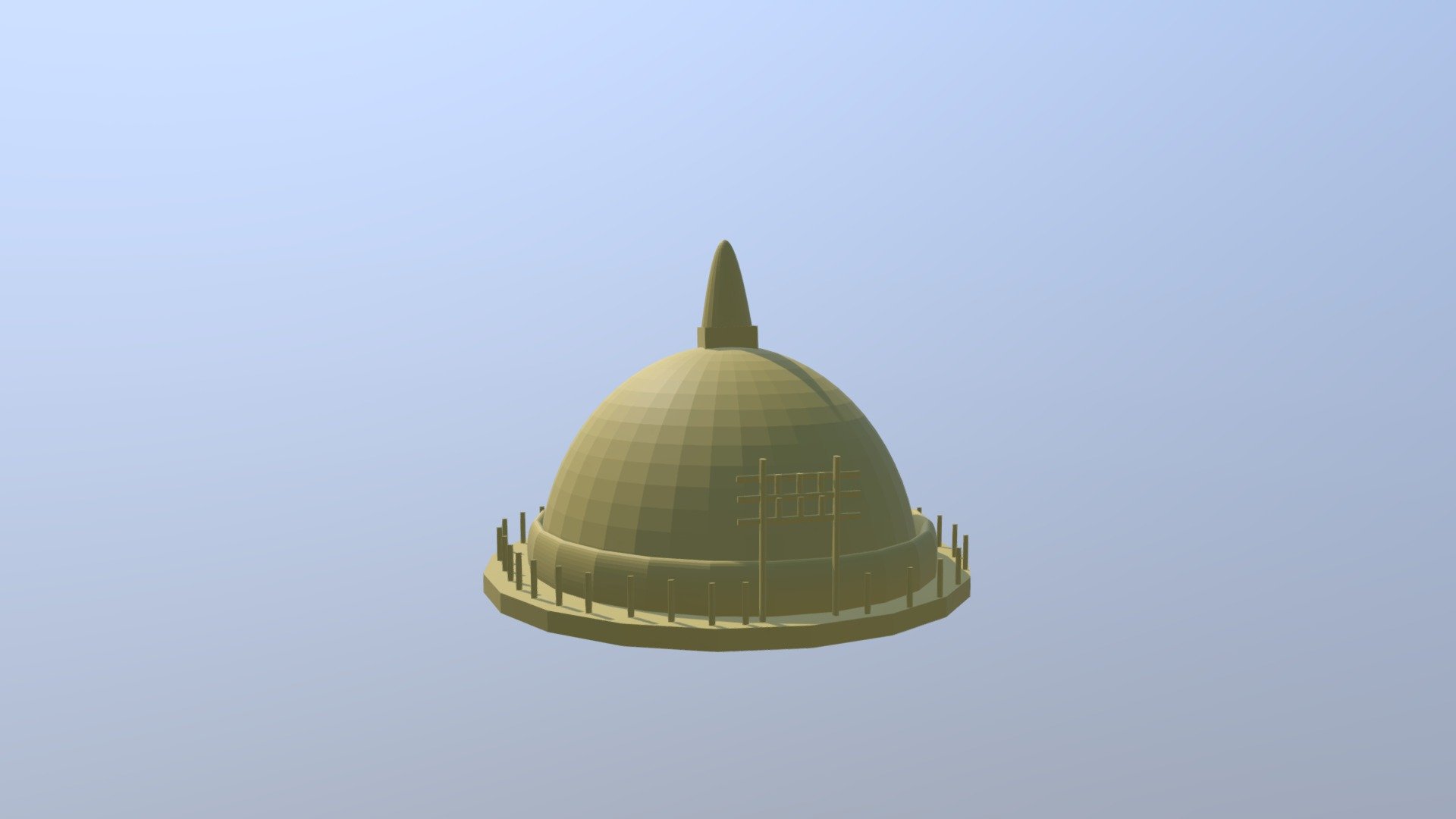 Sanchi Stupa - Download Free 3D model by andywilson634 [594e072 ...