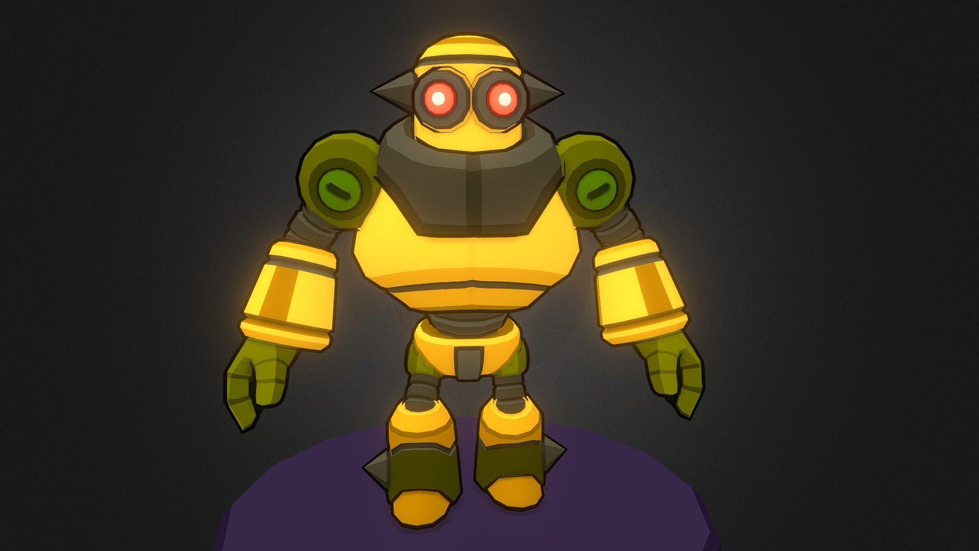 AssetStore Humanoid Robots:R2 Animations Preview - 3D model by ...