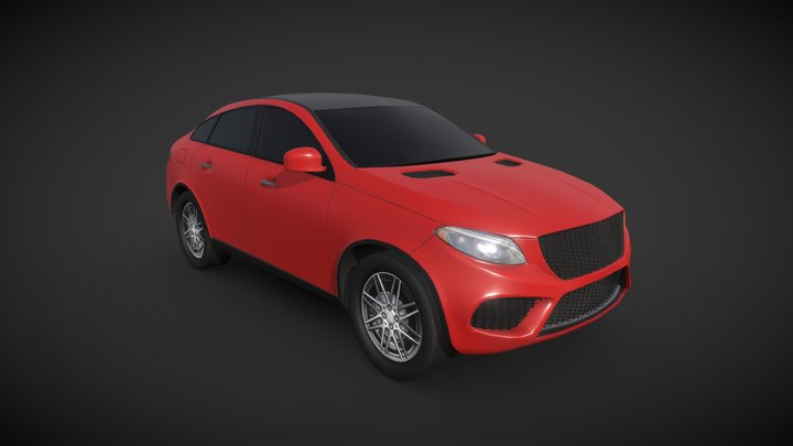 Red-car 3D models - Sketchfab